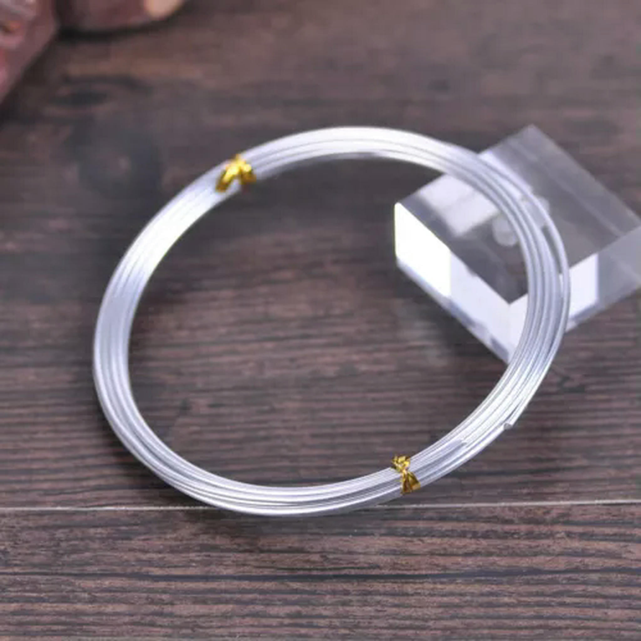 U8MO 1 Roll 1/1.5/2mm Soft Aluminum Metal Beading Wire Craft Jewelry ...