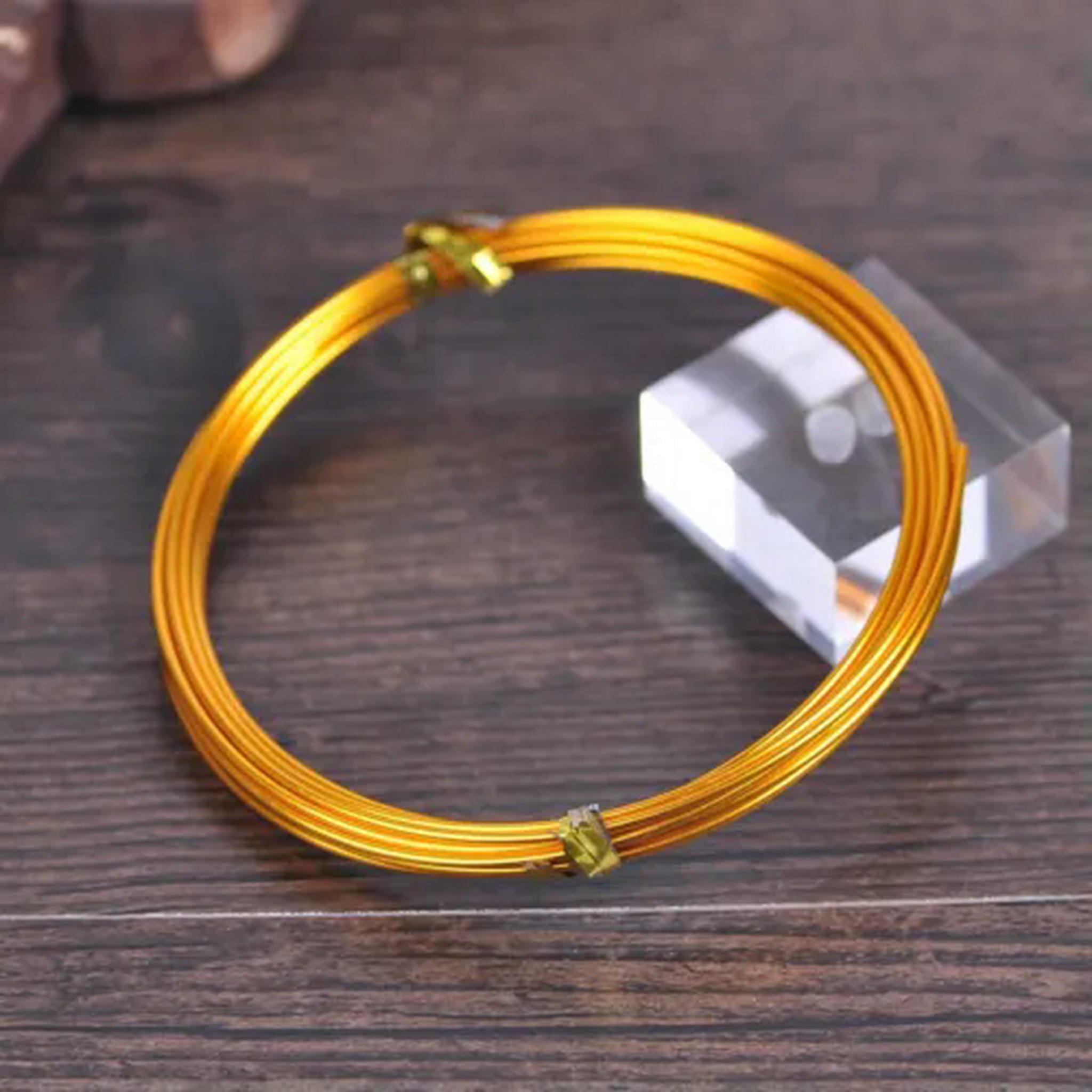 U8MO 1 Roll 1/1.5/2mm Soft Aluminum Metal Beading Wire Craft Jewelry ...