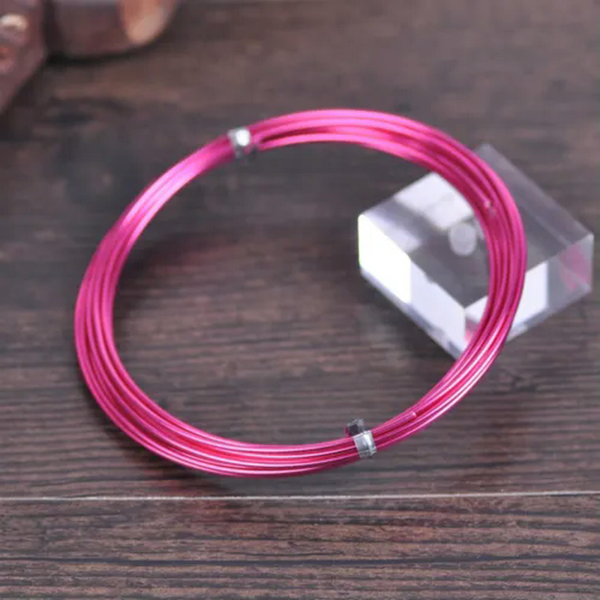 U8MO 1 Roll 1/1.5/2mm Soft Aluminum Metal Beading Wire Craft Jewelry ...