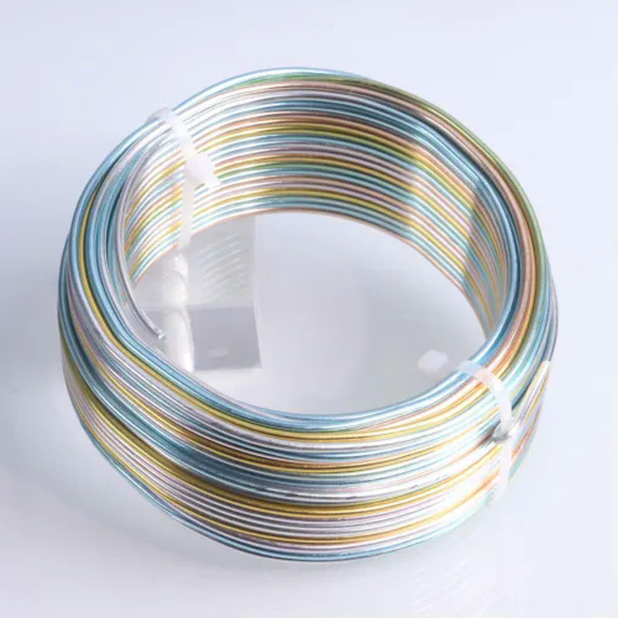 U8MO 1 Roll 2mm 12Gauge 24meters Aluminum Soft Metal Beading Wire ...