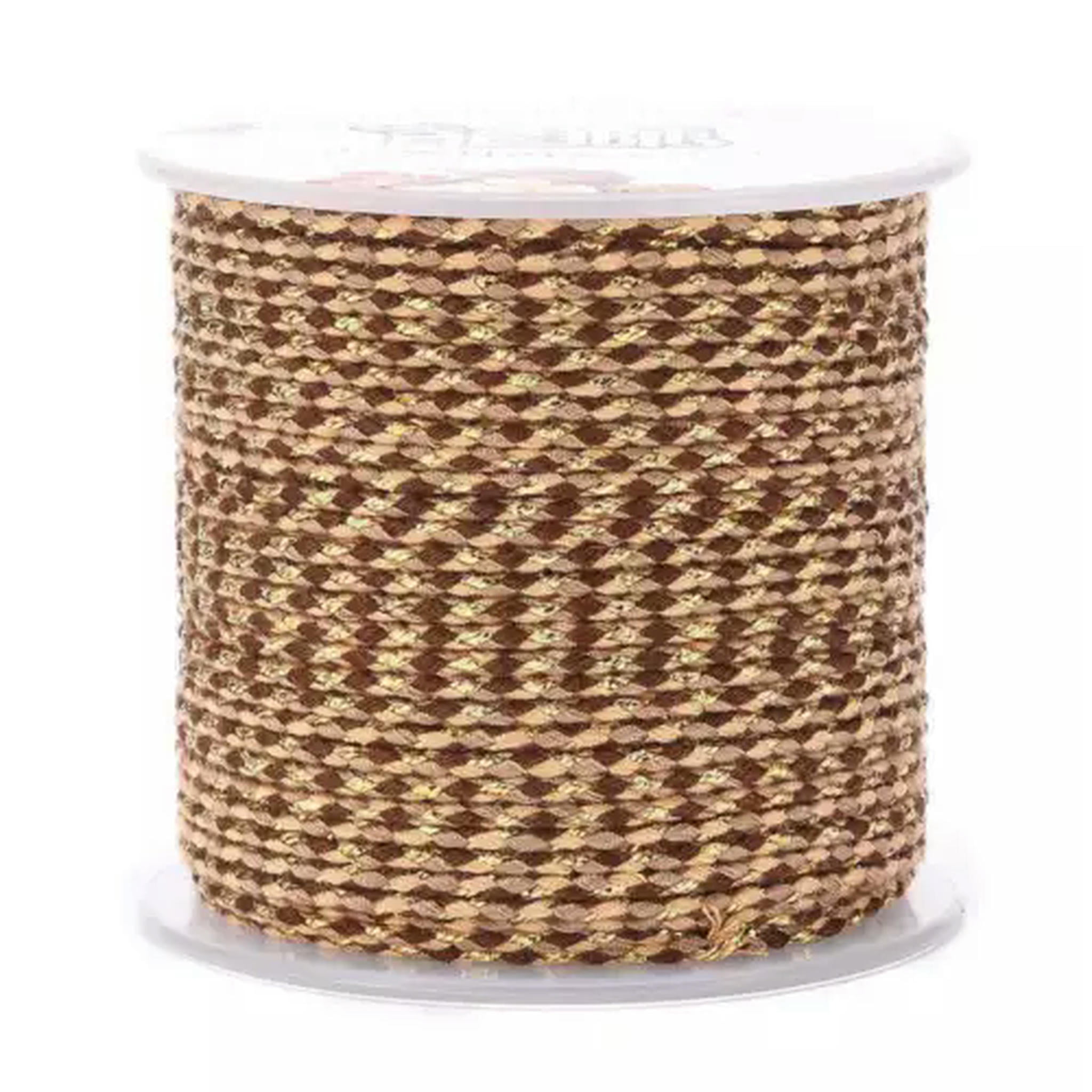 U8MO 1 Roll Handmade 4-Ply Polycotton Cord Macrame Cotton Rope with ...