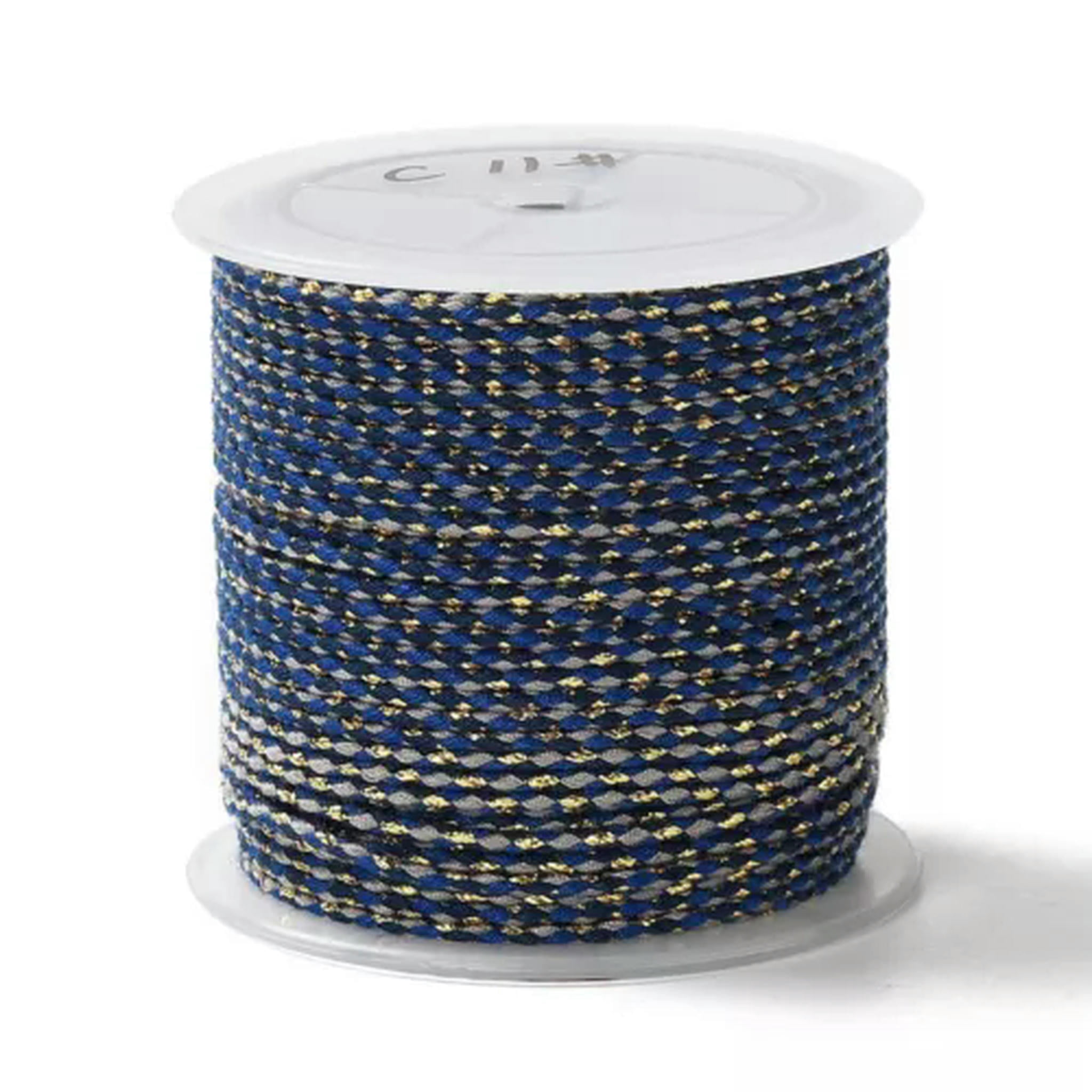 U8MO 1 Roll Handmade 4-Ply Polycotton Cord Macrame Cotton Rope with ...