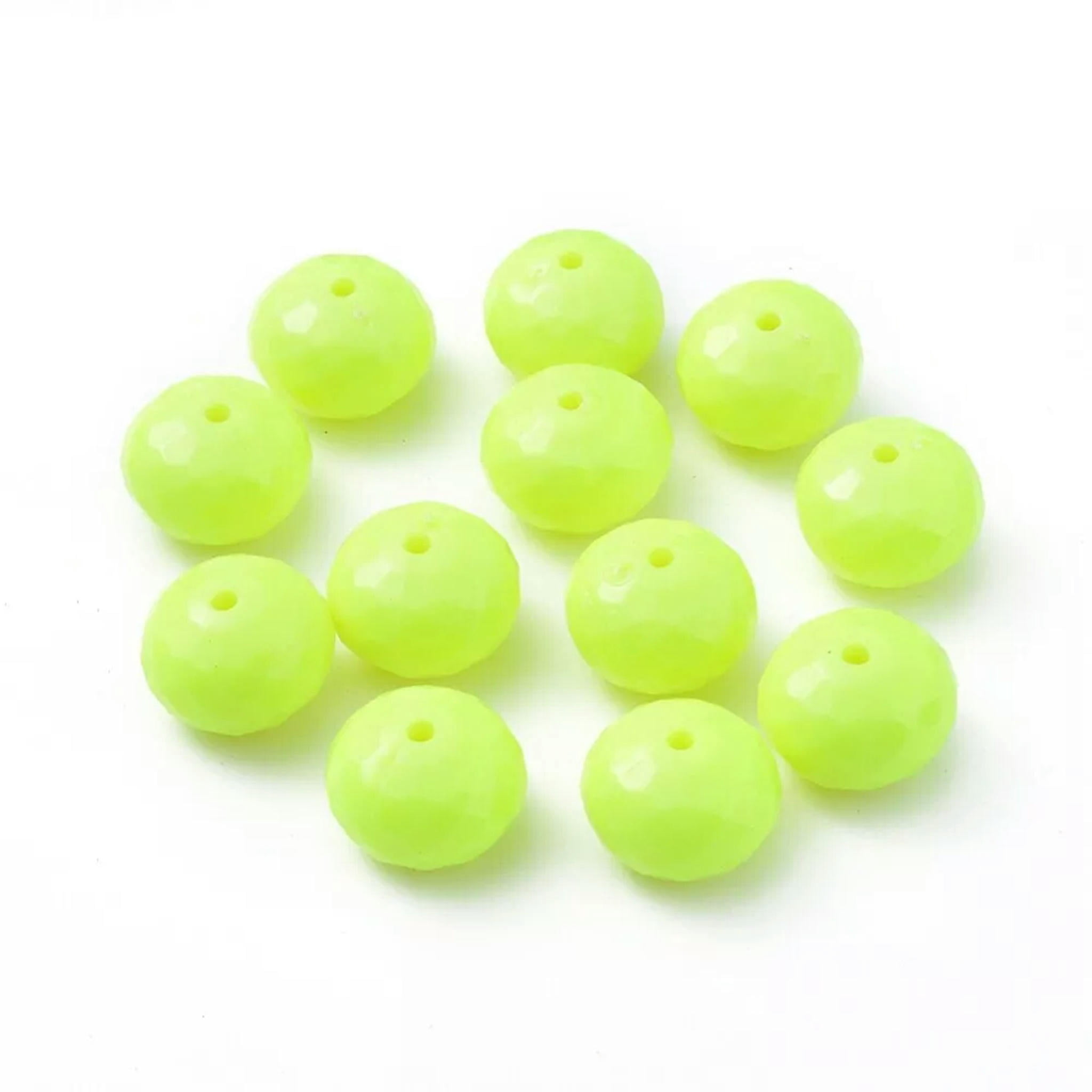 U8MO 10 Large Bubblegum Beads Acrylic Jumbo Big Spacers Plastic Neon ...