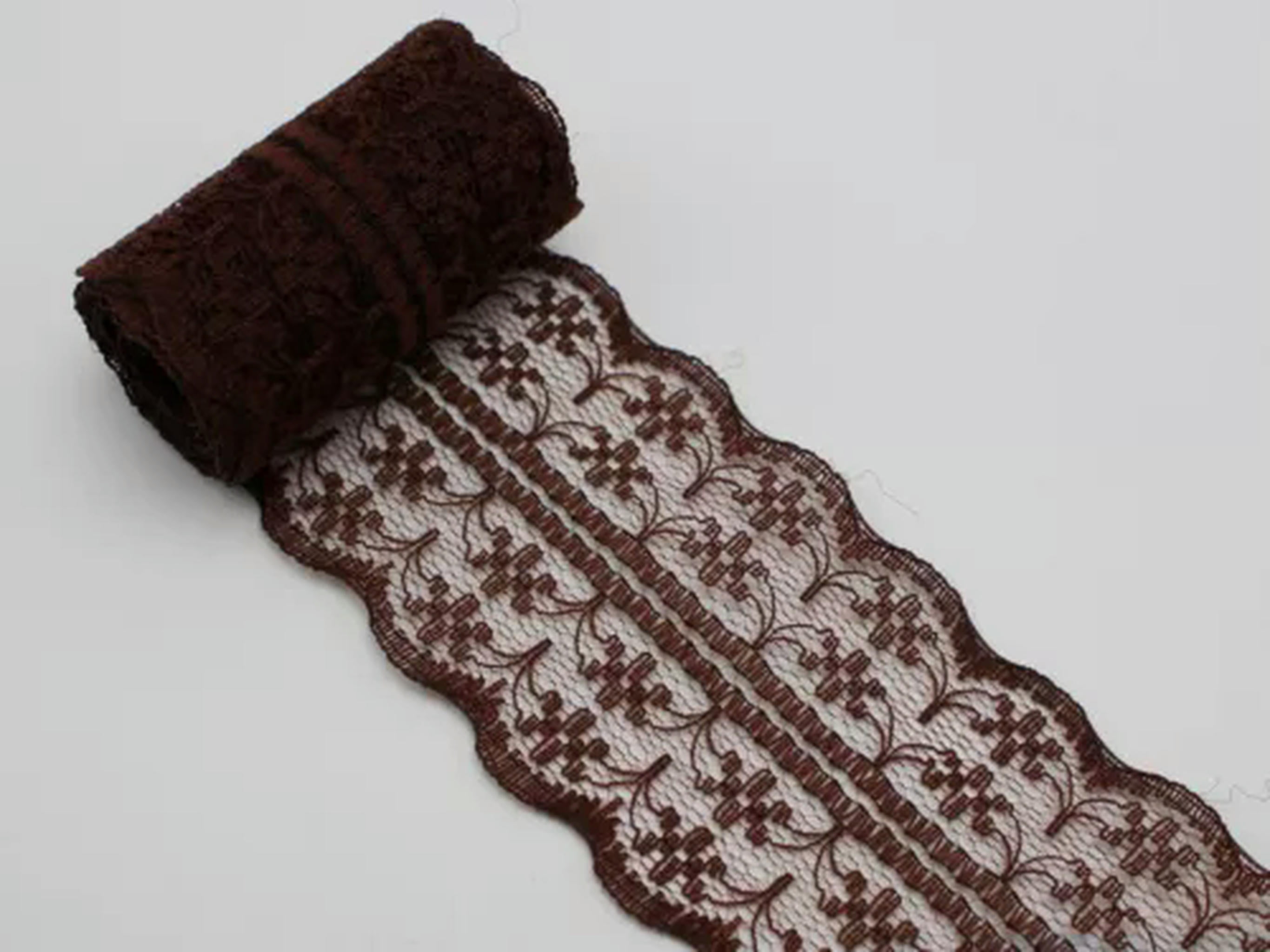 U8MO 10 Meters Bilateral Handicrafts Embroidered Lace Trim Ribbon Pick ...