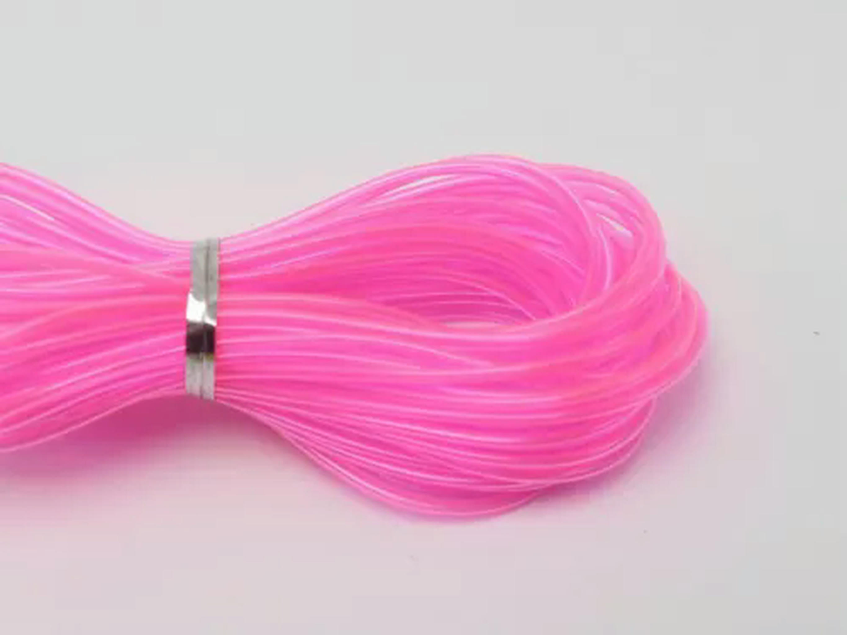 U8MO 10 Meters Transparent 2mm Hollow Tubing Jewelry Cord Cover Memory ...