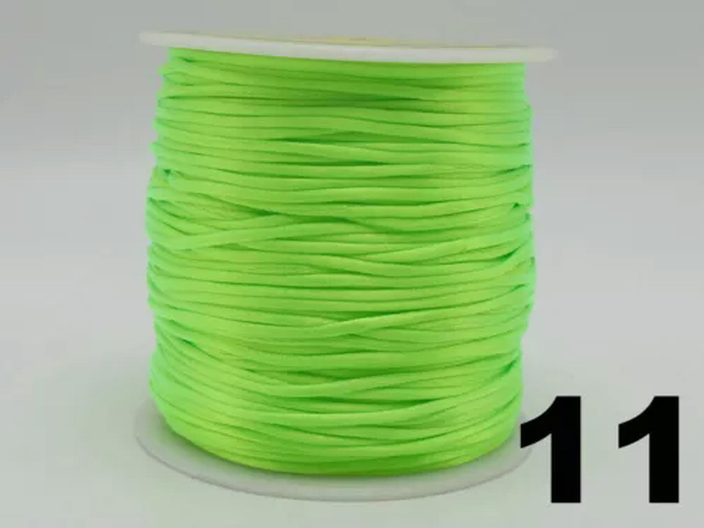 U8MO 10 Roll 1mm Braided Macrame Satin Silk Cord Chinese Knot Nylon ...