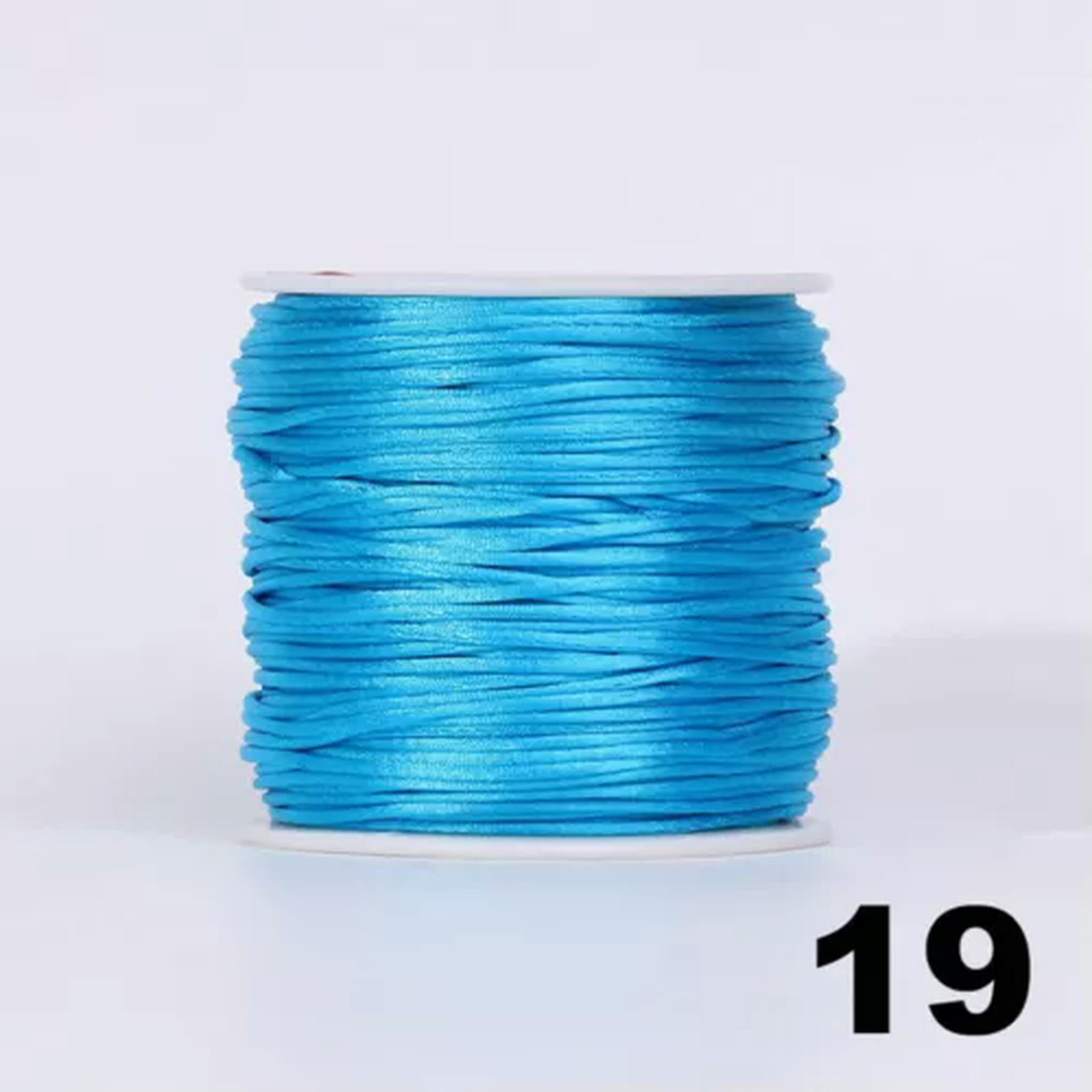 U8MO 10 Roll 1mm Braided Macrame Satin Silk Cord Chinese Knot Nylon ...
