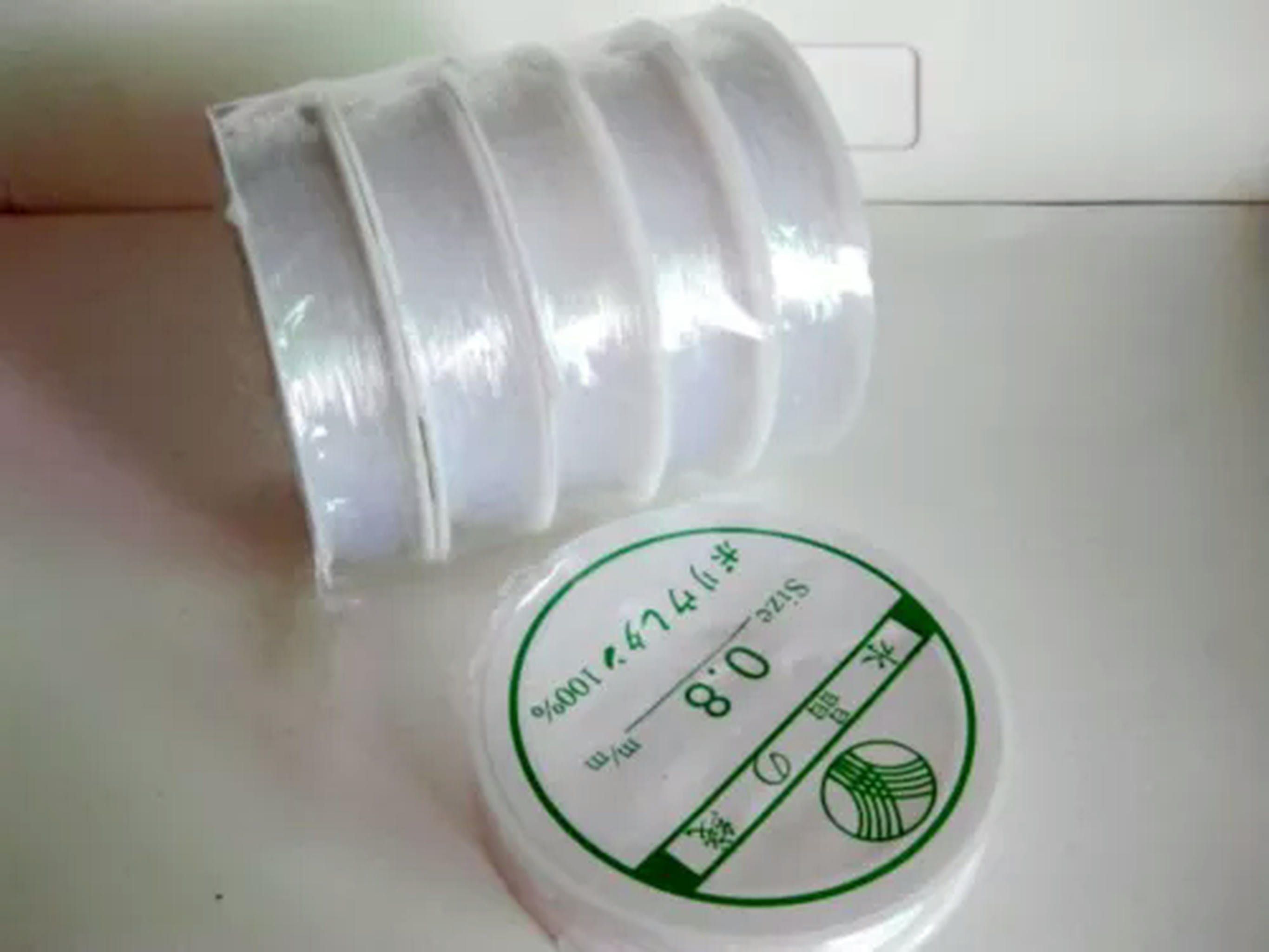 U8MO 10 Rolls Clear Crystal String Stretch Elastic Beading Cord Thread ...