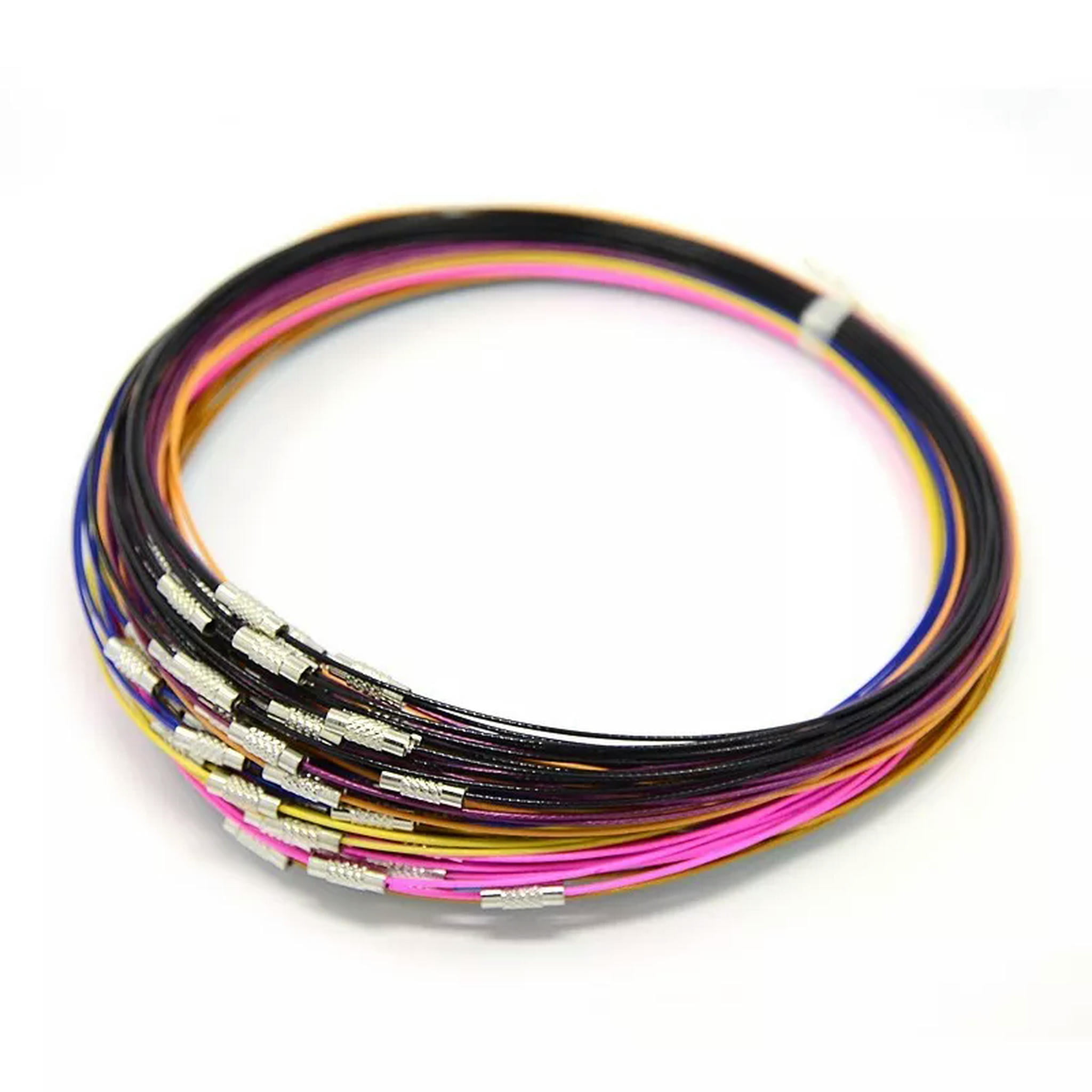 U8MO 10 Steel Neck Wires Choker Necklace Assorted Choker Neckwire ...