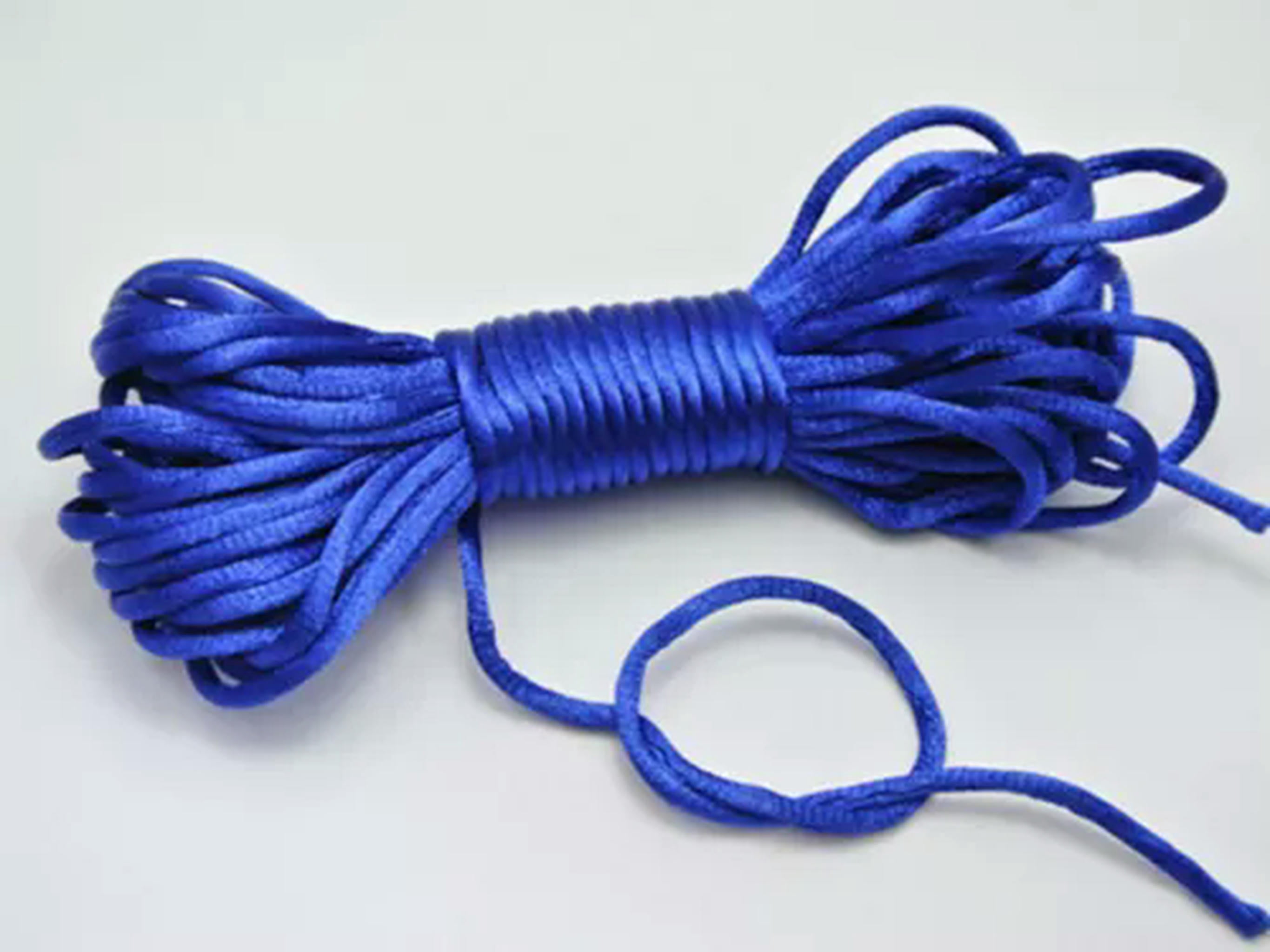 U8MO 10 meter Chinese Satin Silk Knot Cord 3mm RATTAIL Thread Rope ...
