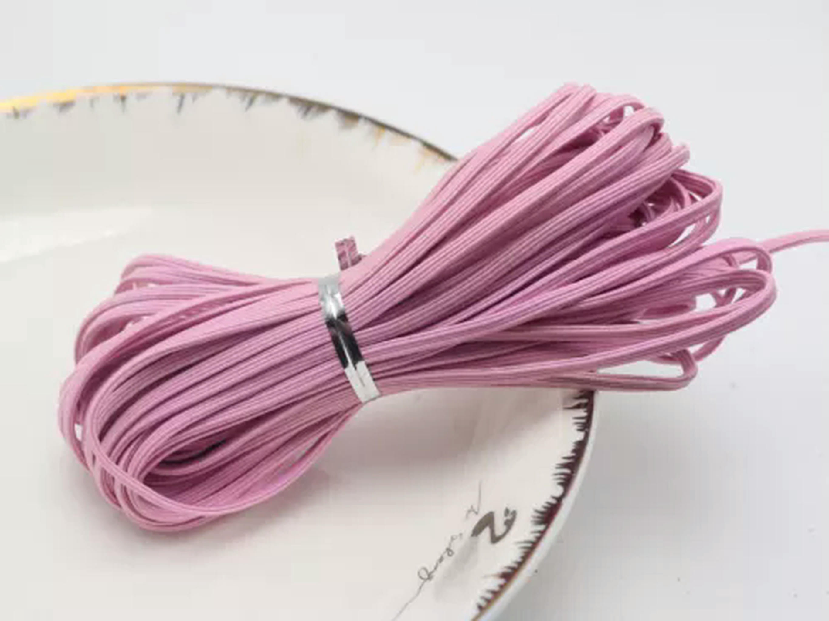 U8MO 10 meter Elastic Cord Stretch Thread String Flat 3mm For Sewing ...