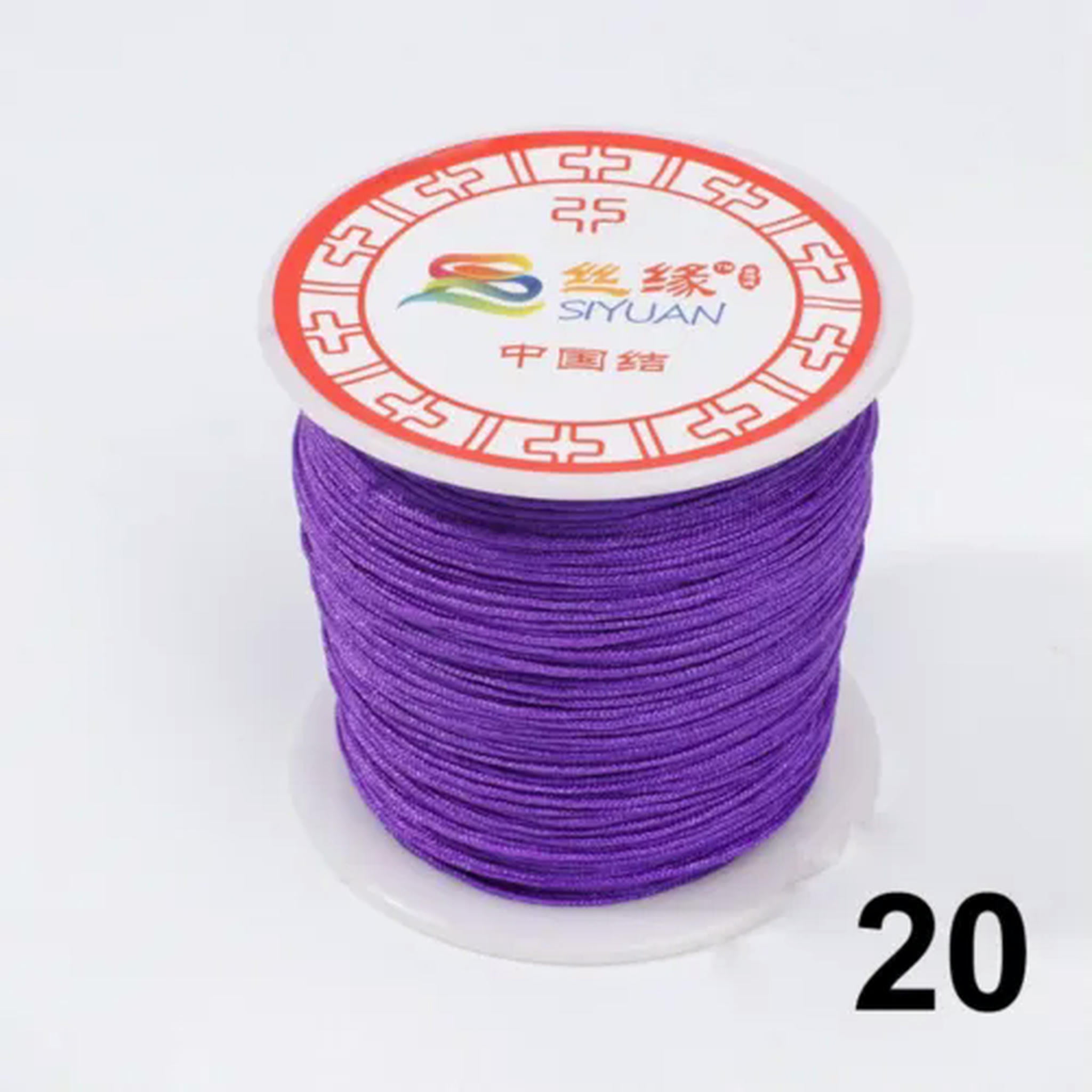 U8MO 100 Meters Nylon String Chinese Knotting Thread 0.8mm Braid ...