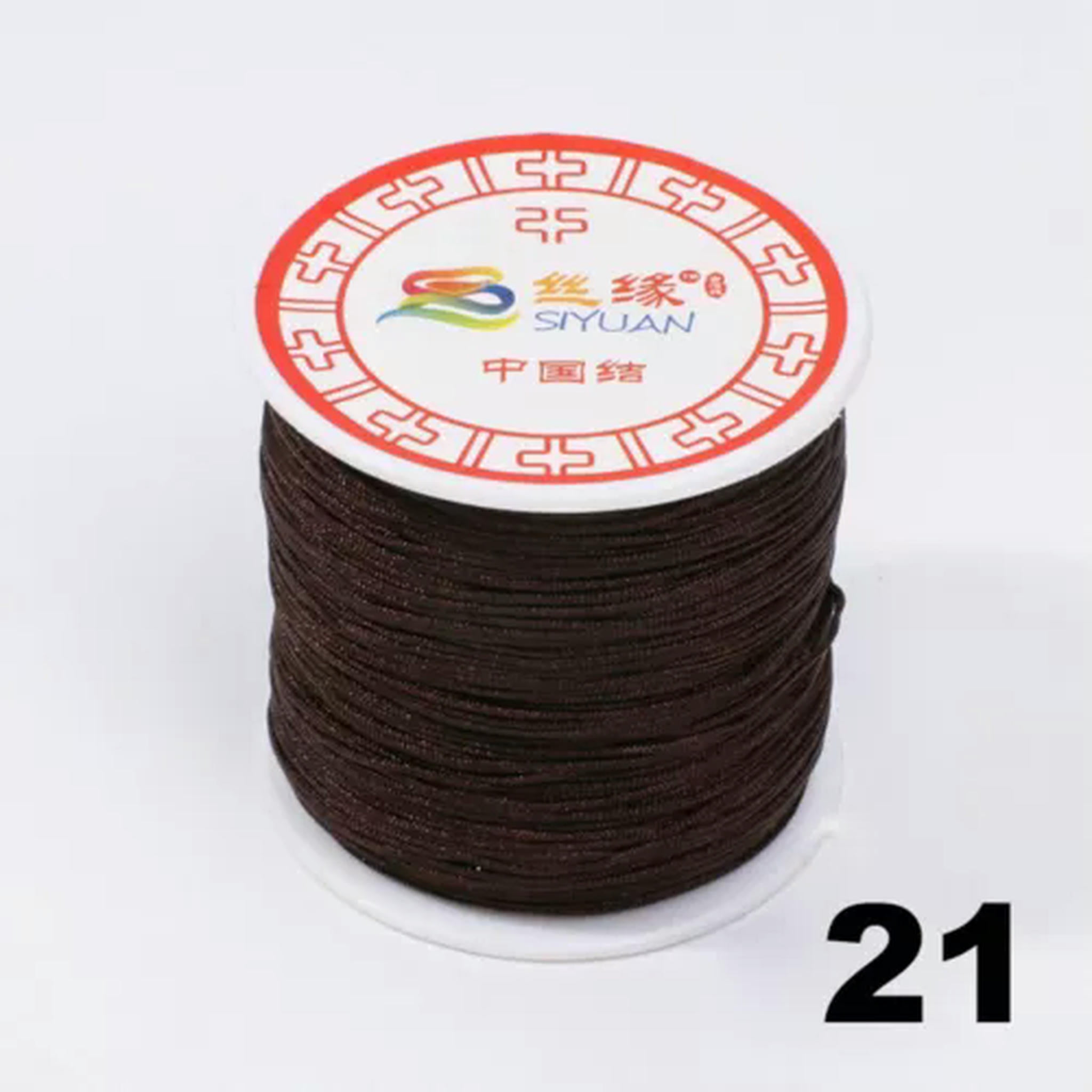 U8MO 100 Meters Nylon String Chinese Knotting Thread 0.8mm Braid ...