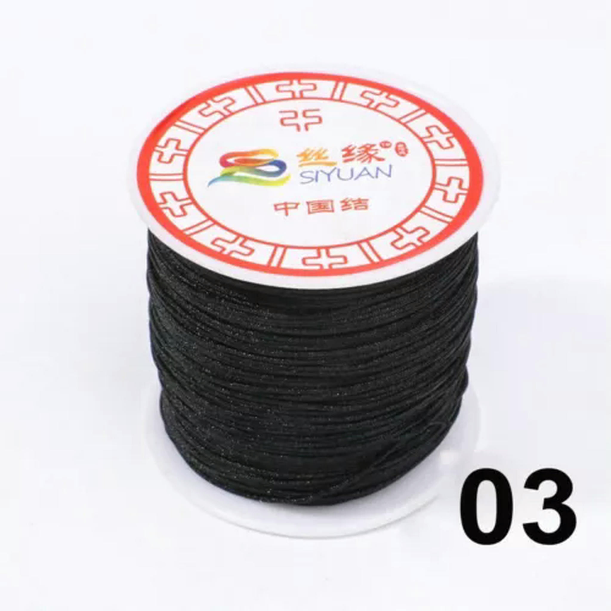 U8MO 100 Meters Nylon String Chinese Knotting Thread 0.8mm Braid ...