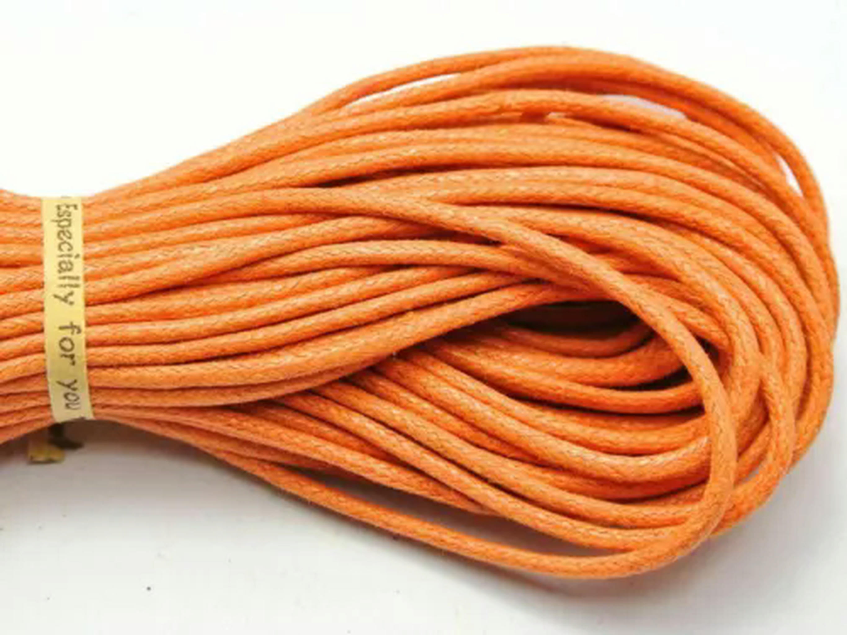 U8MO 100 Meters Waxed Cotton Beading Cord Thread 2mm Jewelry Making ...