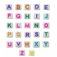 U8MO 100pcs Acrylic Round Letter Beads For Kid Handmade Jewelry Making ...