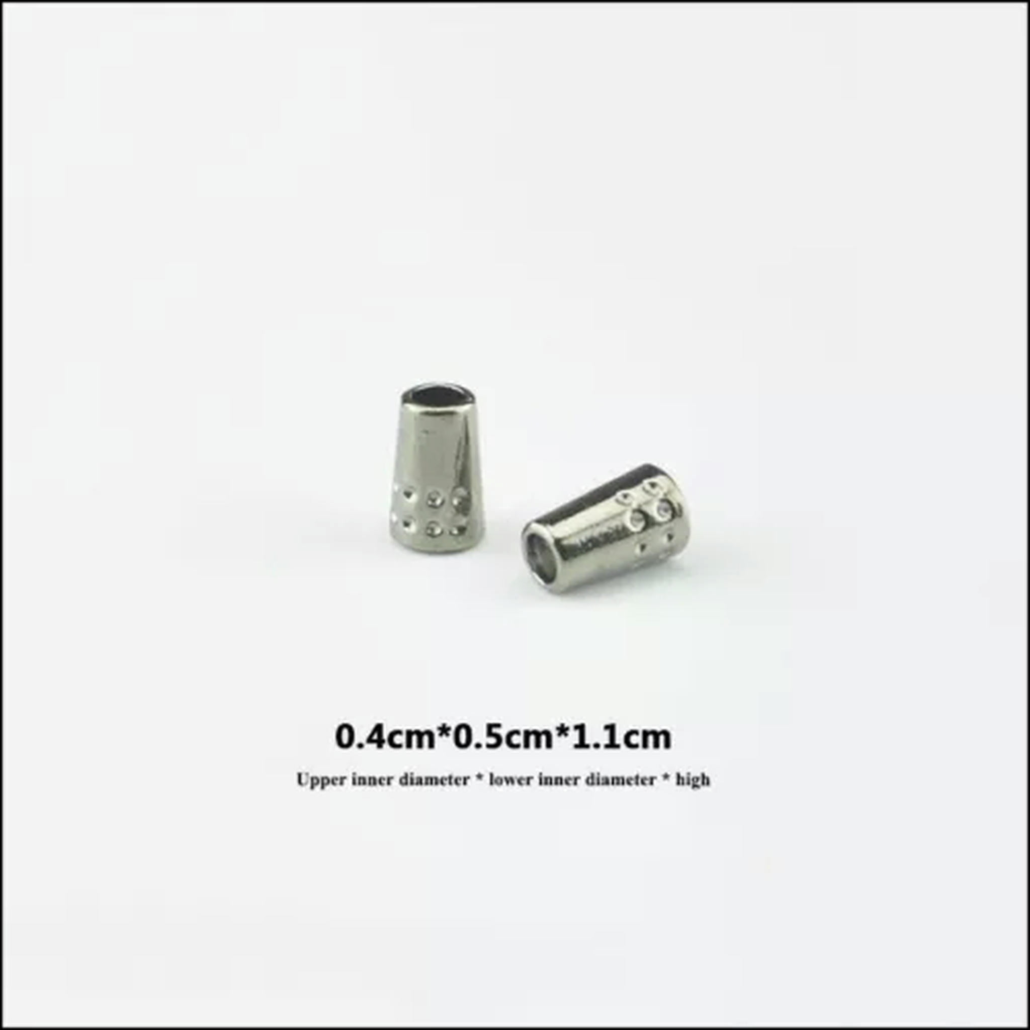 U8MO 10X Metal Bell Drawstring Rope Ends Cord Stopper Paracord Lock-10 ...