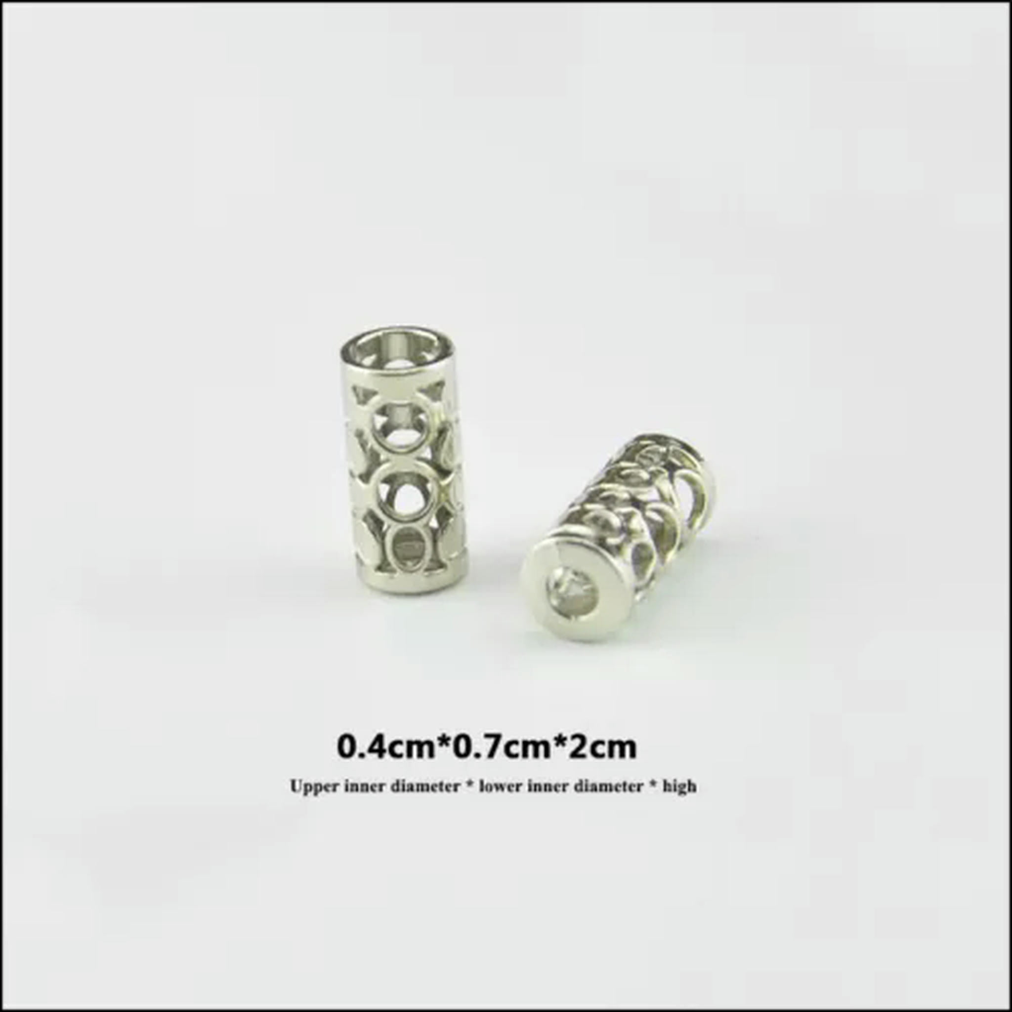 U8MO 10X Metal Bell Drawstring Rope Ends Cord Stopper Paracord Lock-2 ...