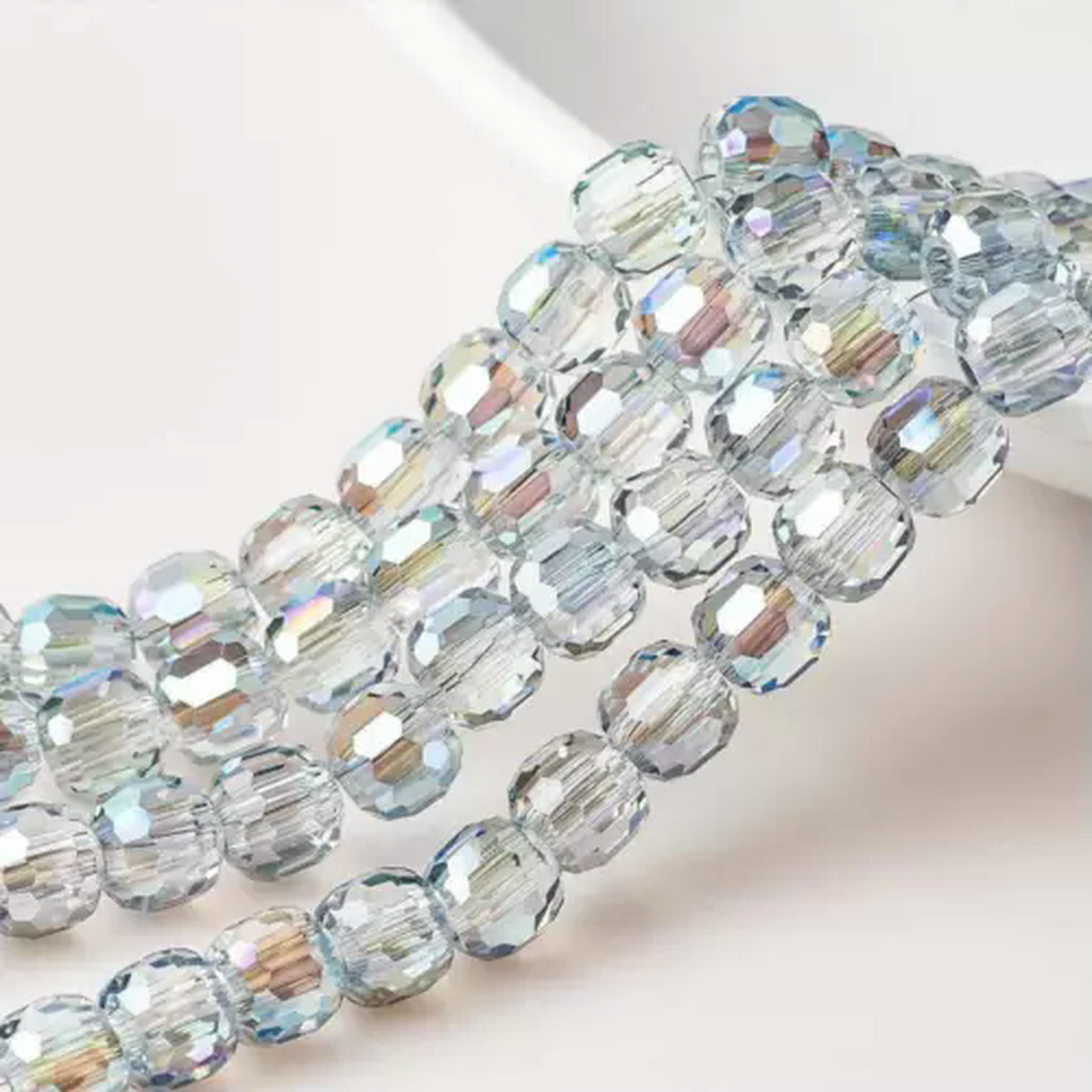 U8MO 10pcs 8mm 10mm 12mm 14mm Cylinder Crystal Glass Loose Beads for ...