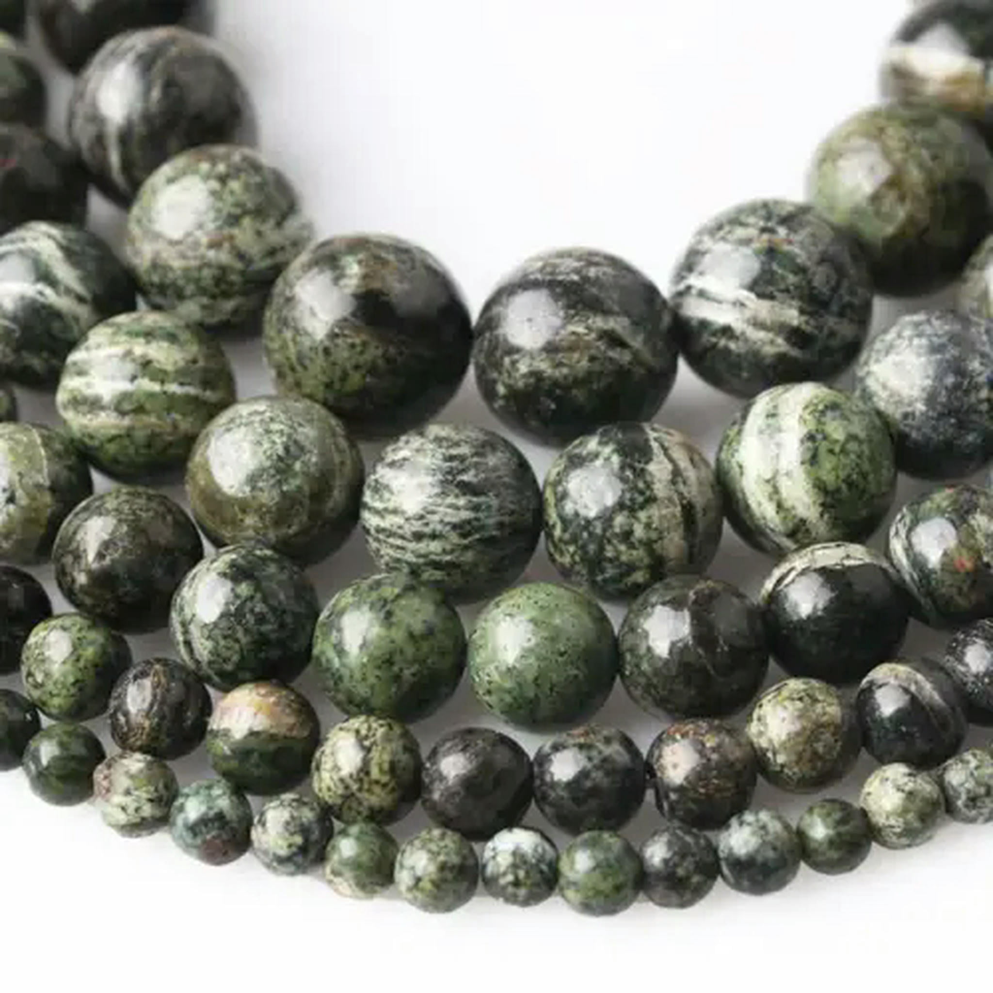 U8MO 15" Strand Natural Stone Rock Gemstone Round Beads 4mm 6mm 8mm ...