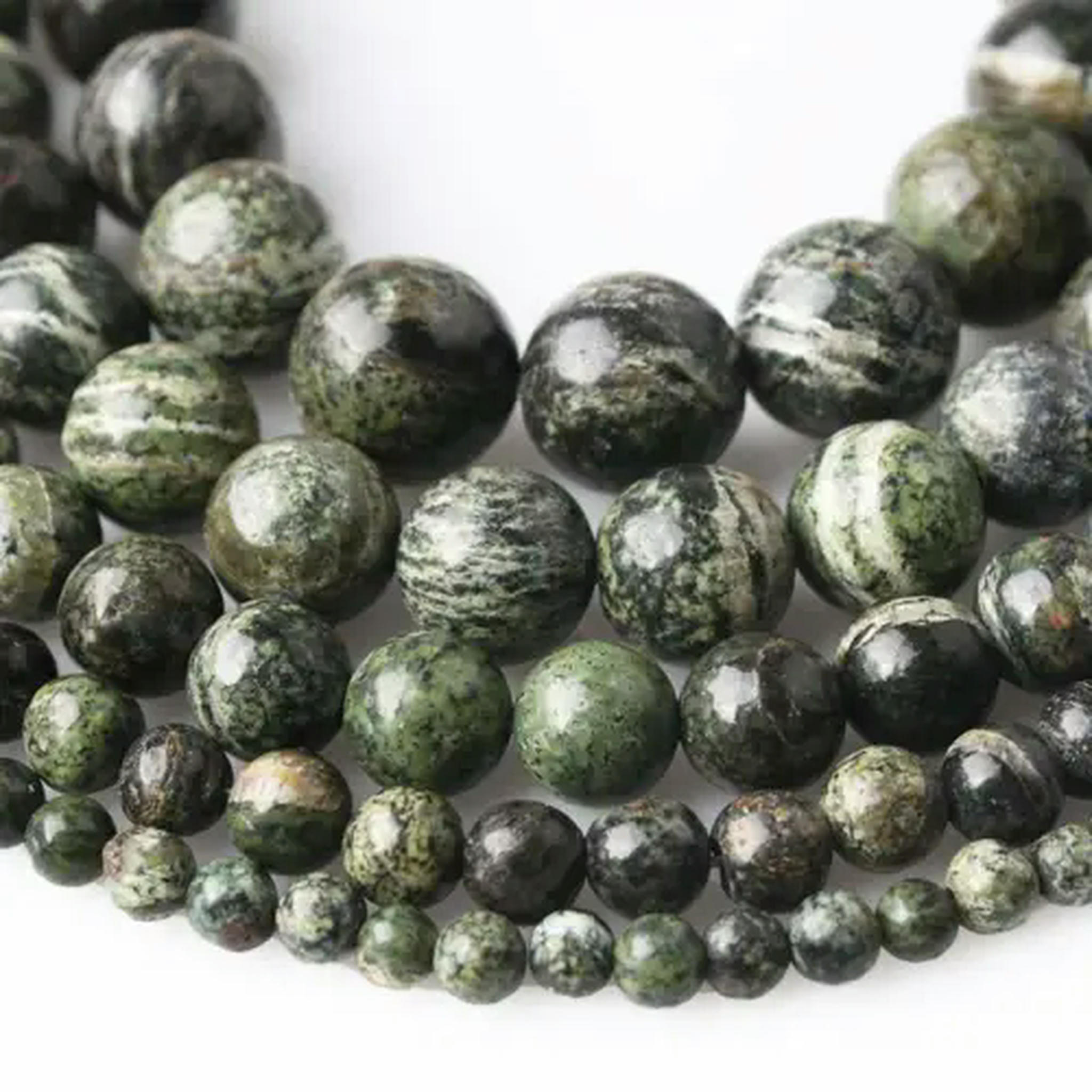 U8MO 15" Strand Natural Stone Rock Gemstone Round Beads 4mm 6mm 8mm ...