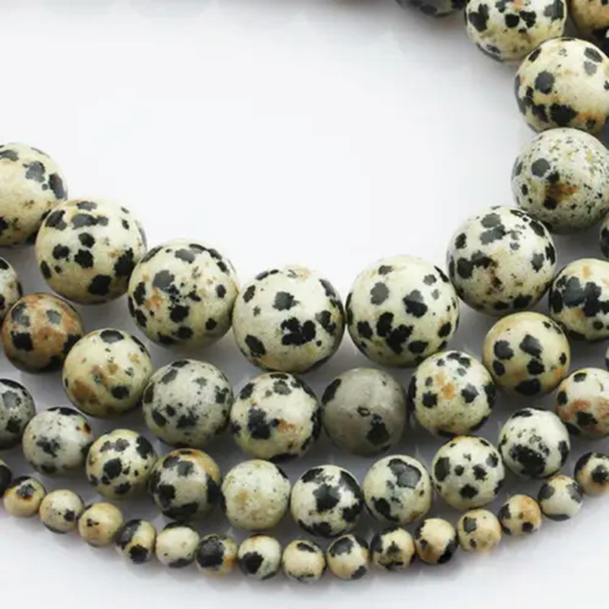 U8MO 15" Strand Natural Stone Rock Gemstone Round Beads 4mm 6mm 8mm ...