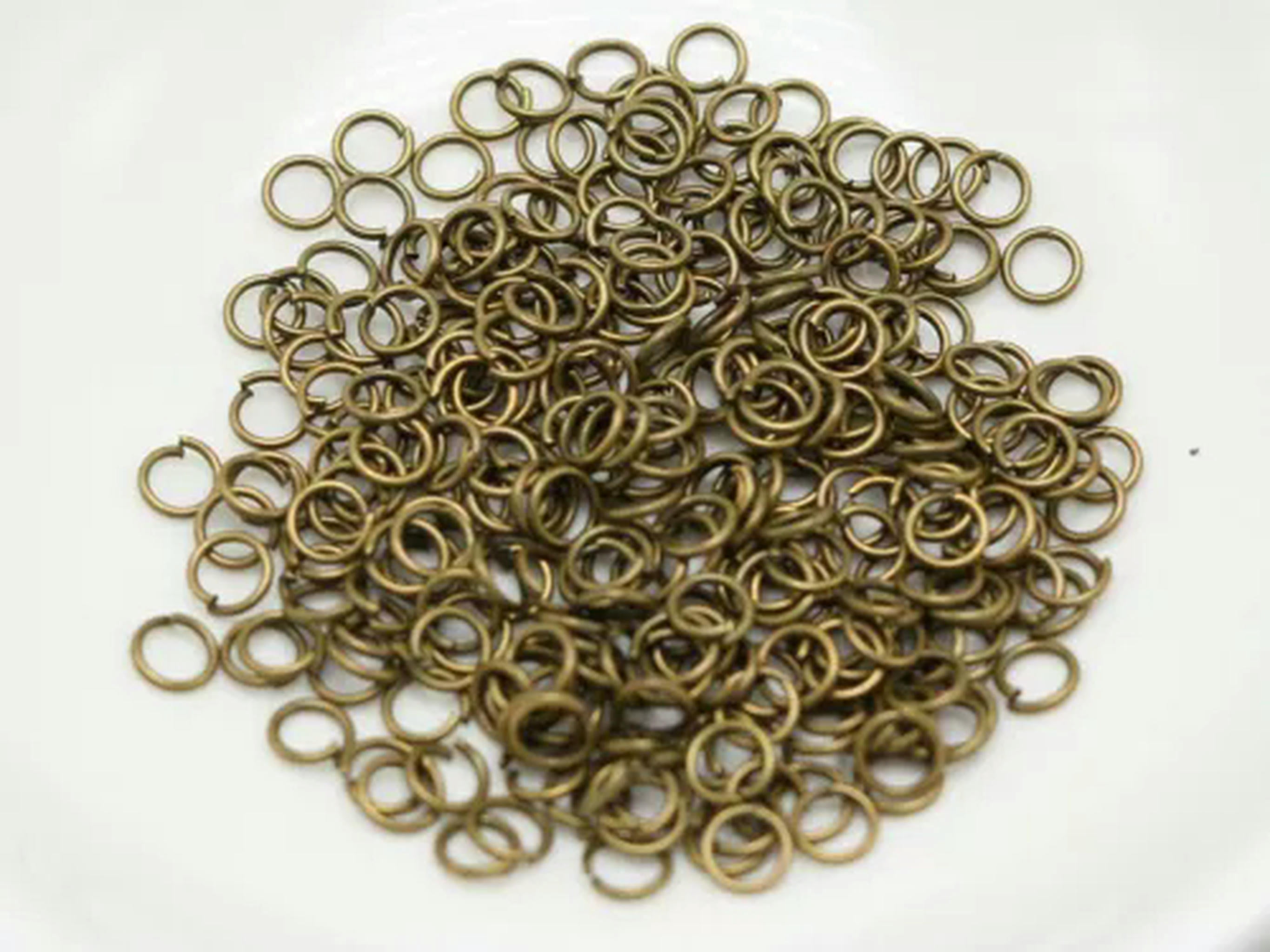 U8MO 1500 Metal Open Jump Ring 5X0.7mm Round Loop O-Ring Link Connector ...