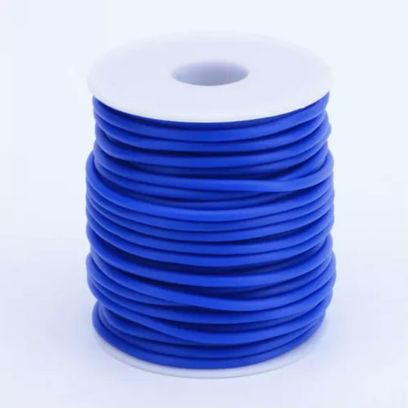 U8MO 15m/Roll Hollow Pipe PVC Tubular Synthetic Rubber Cord Wrapped ...