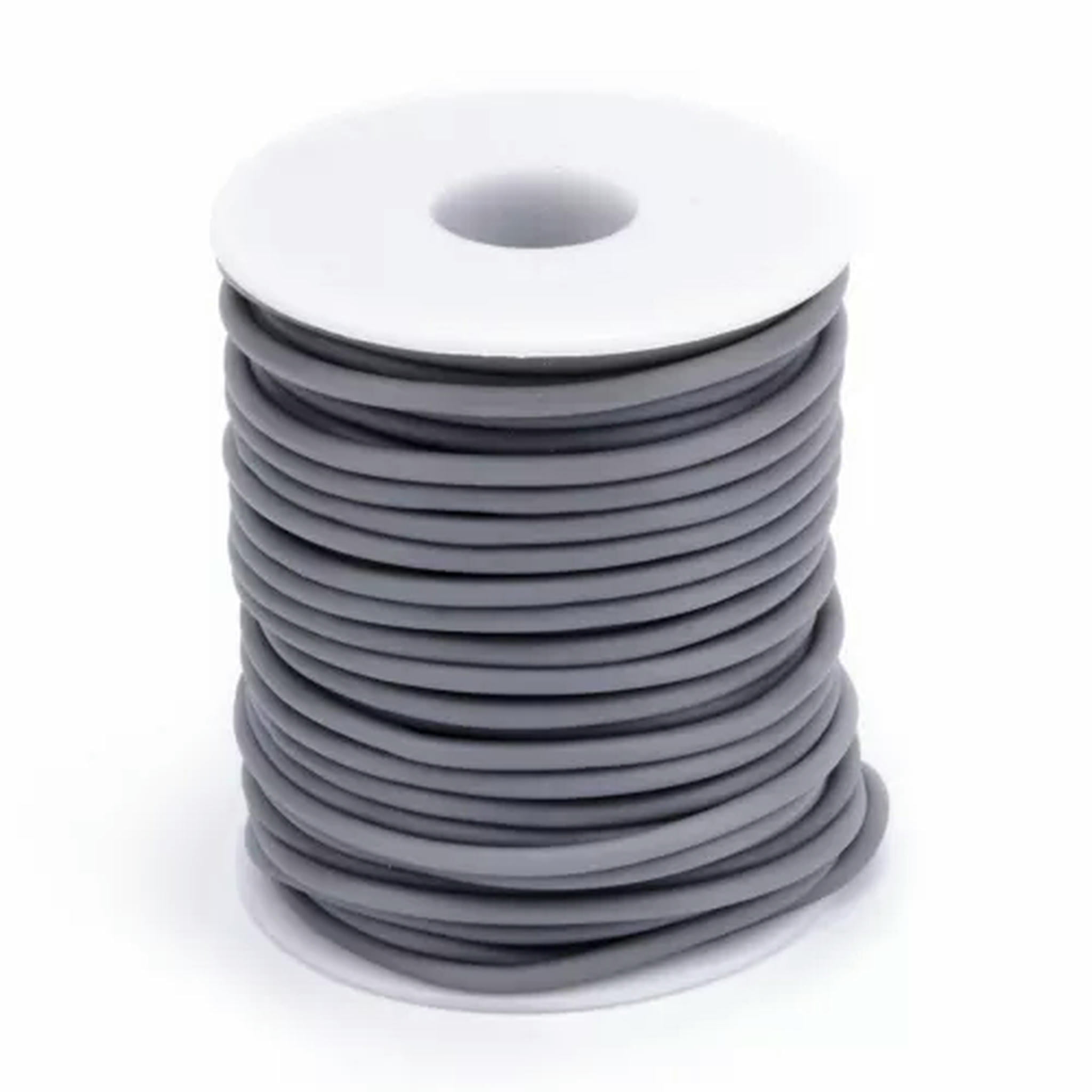 U8MO 15m/Roll Hollow Pipe PVC Tubular Synthetic Rubber Cord Wrapped ...