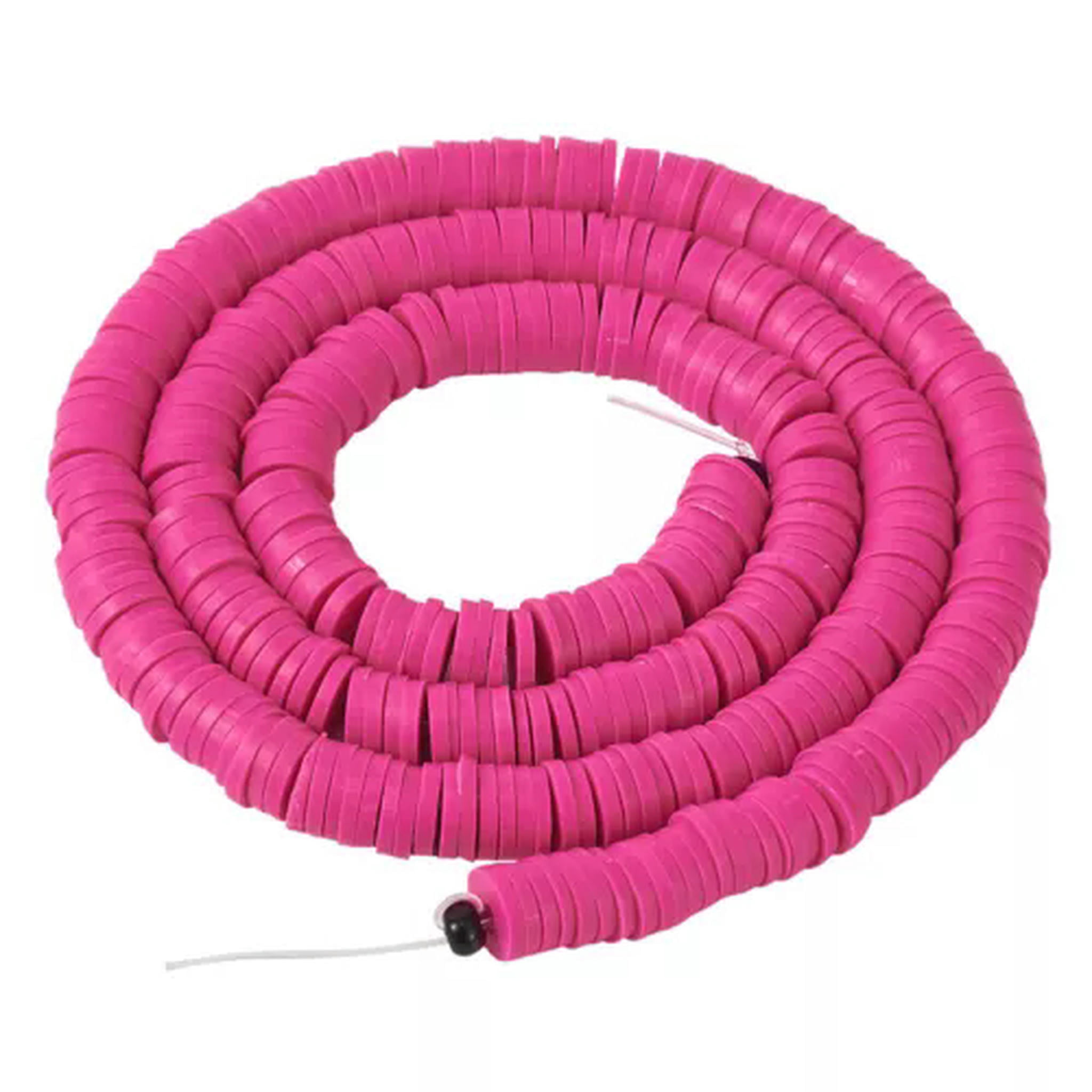 U8MO 17.7" Handmade Polymer Clay Beads Disc Heishi Beads Loose Spacer ...