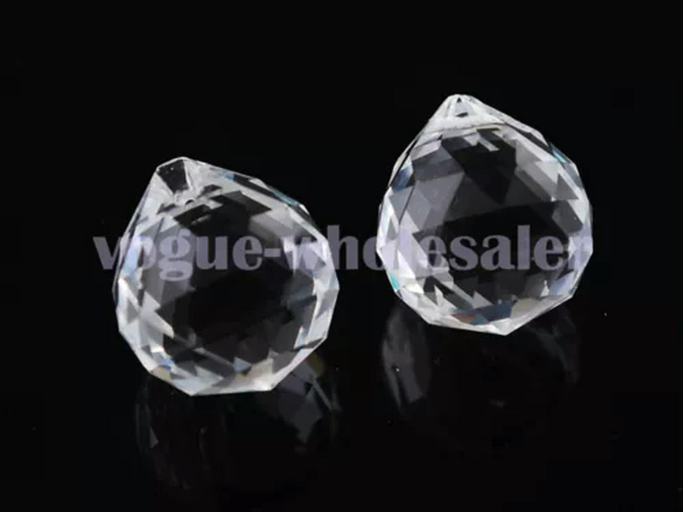U8MO 20/30/40mm Crystal Glass Ball Prism Chandelier Wedding Decor ...