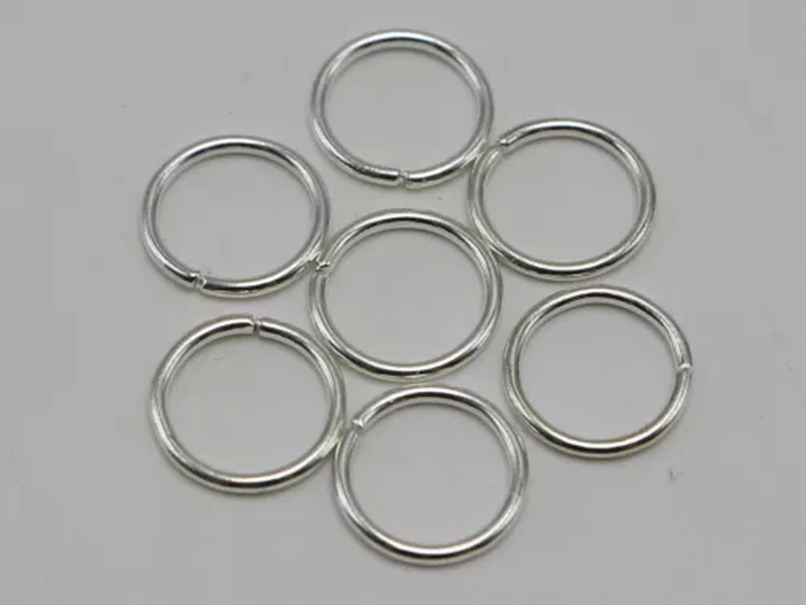 U8MO 200 Metal Open Jump Ring 12X1.2mm Round Loop O-Ring Link Connector ...