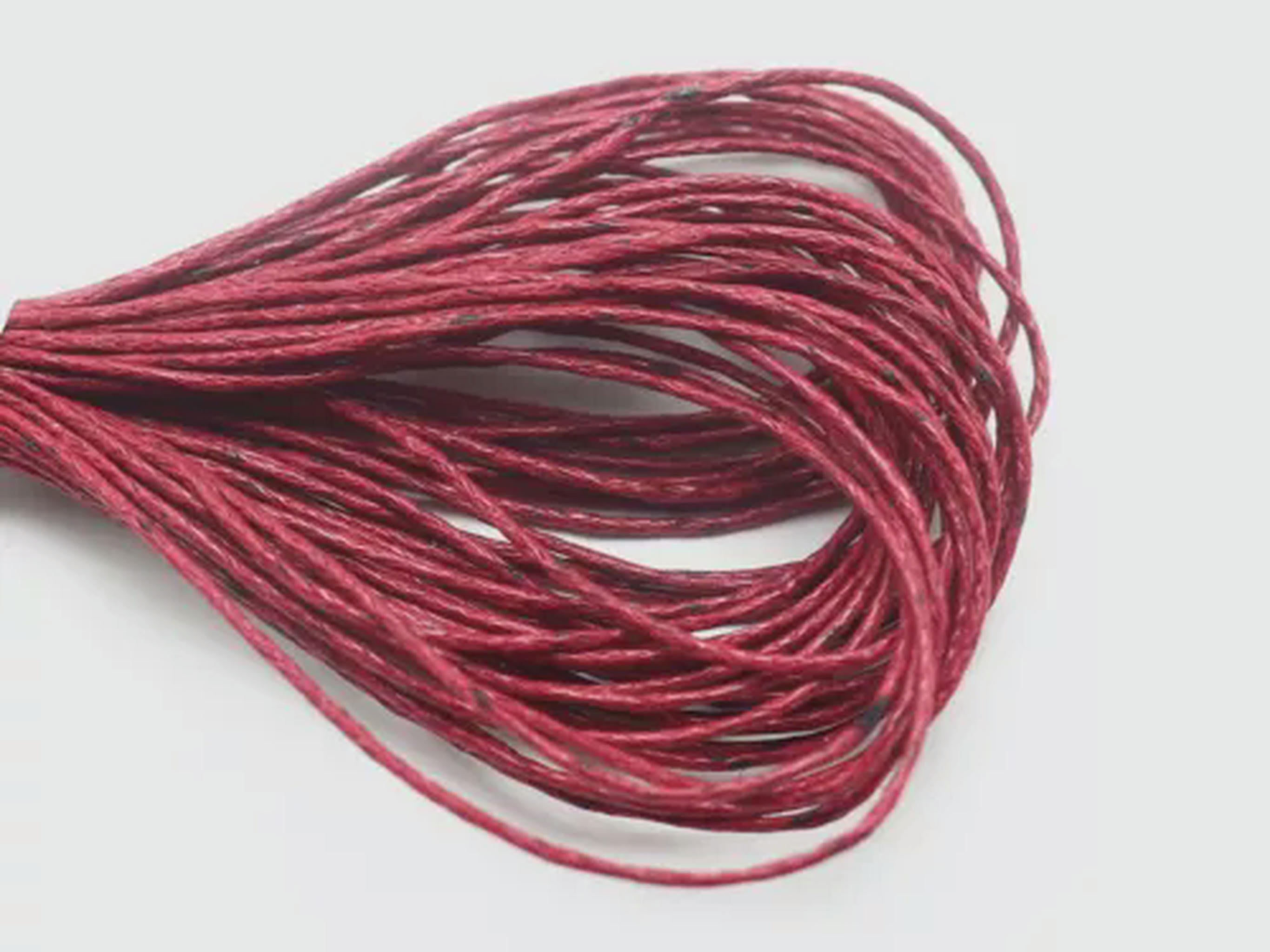 U8MO 200 Meters Waxed Cotton Beading Cord 1mm for Bracelet String Color ...