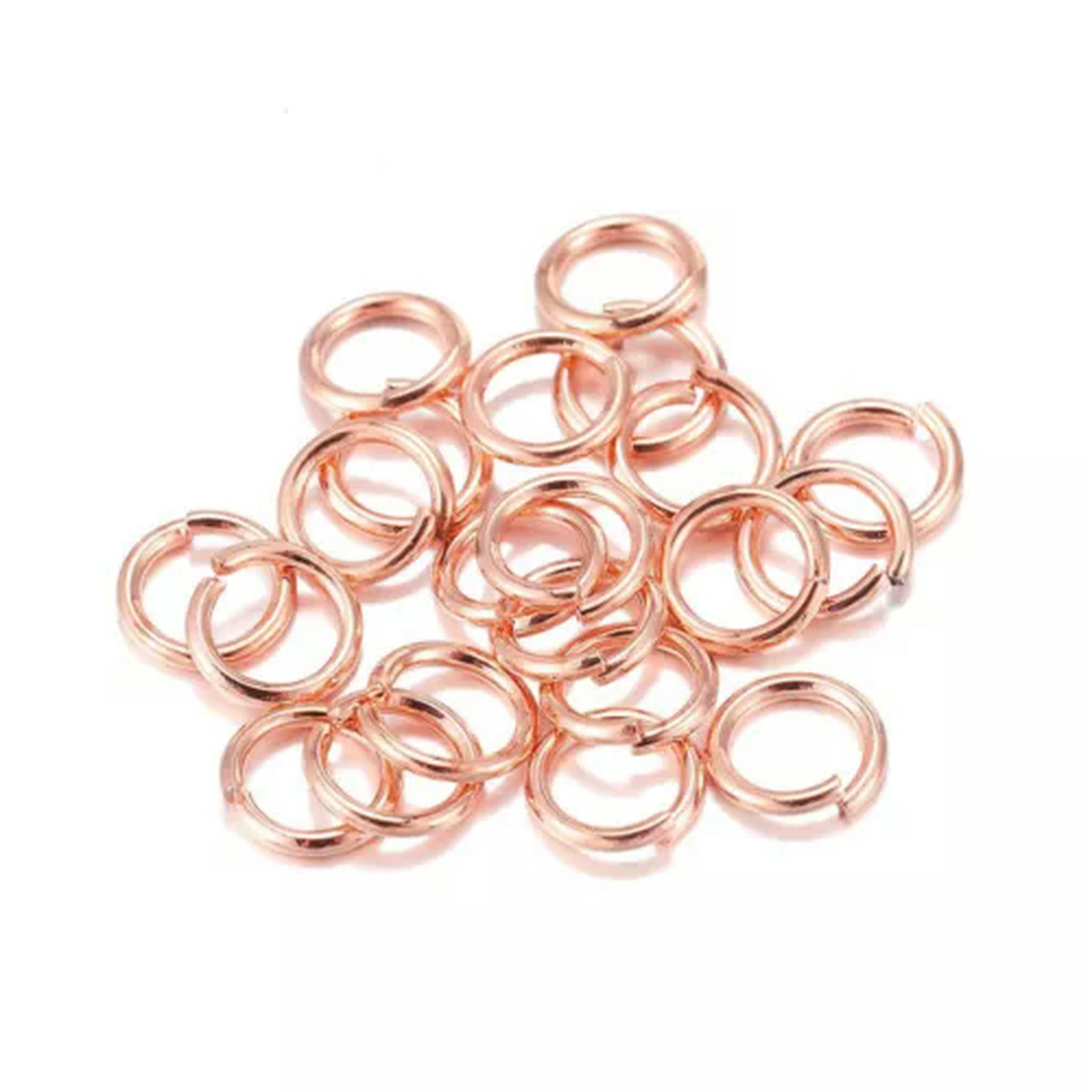 U8MO 200pcs DIY Open Single Loops Jump Rings Split Ring for jewelry ...