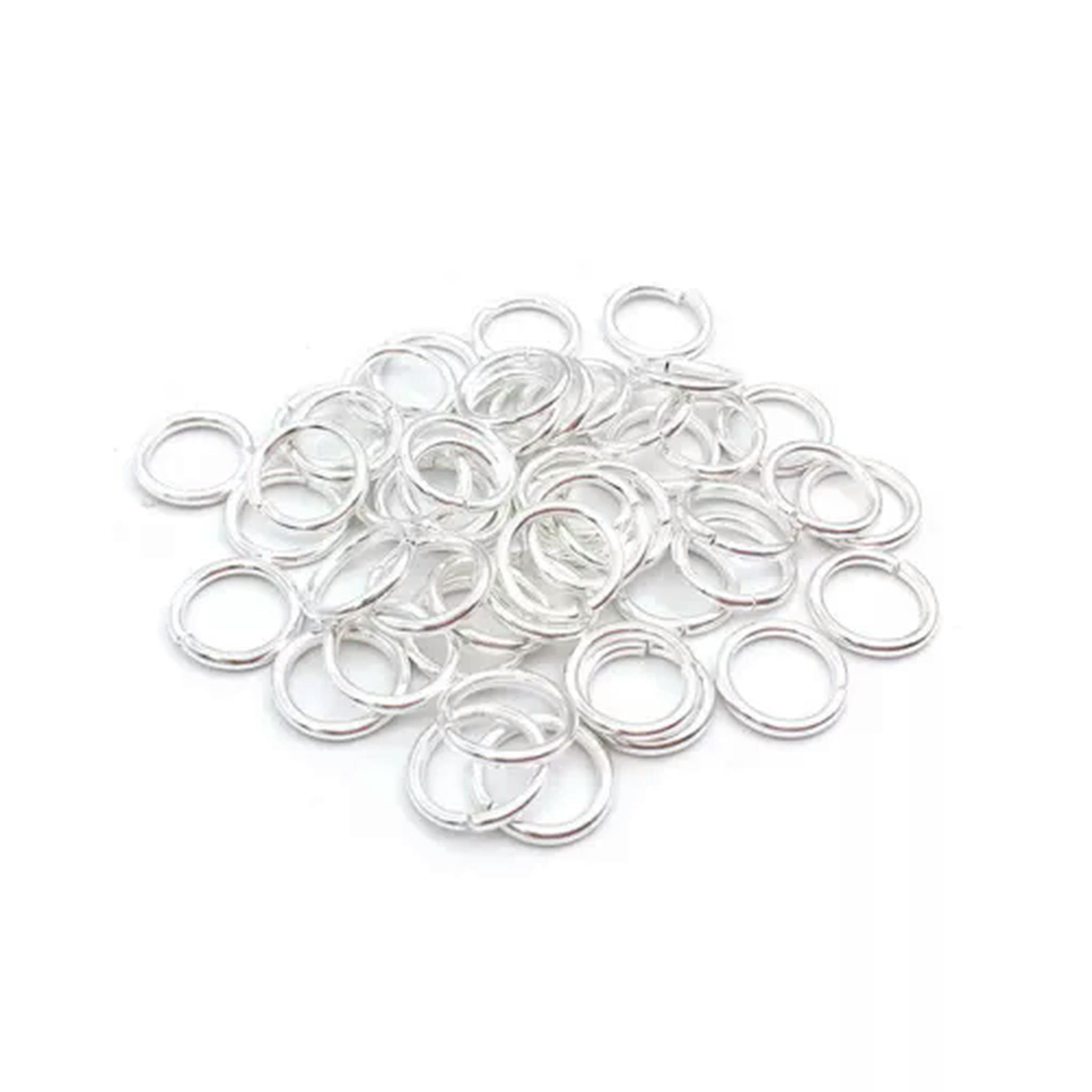 U8MO 200pcs DIY Open Single Loops Jump Rings Split Ring for jewelry ...