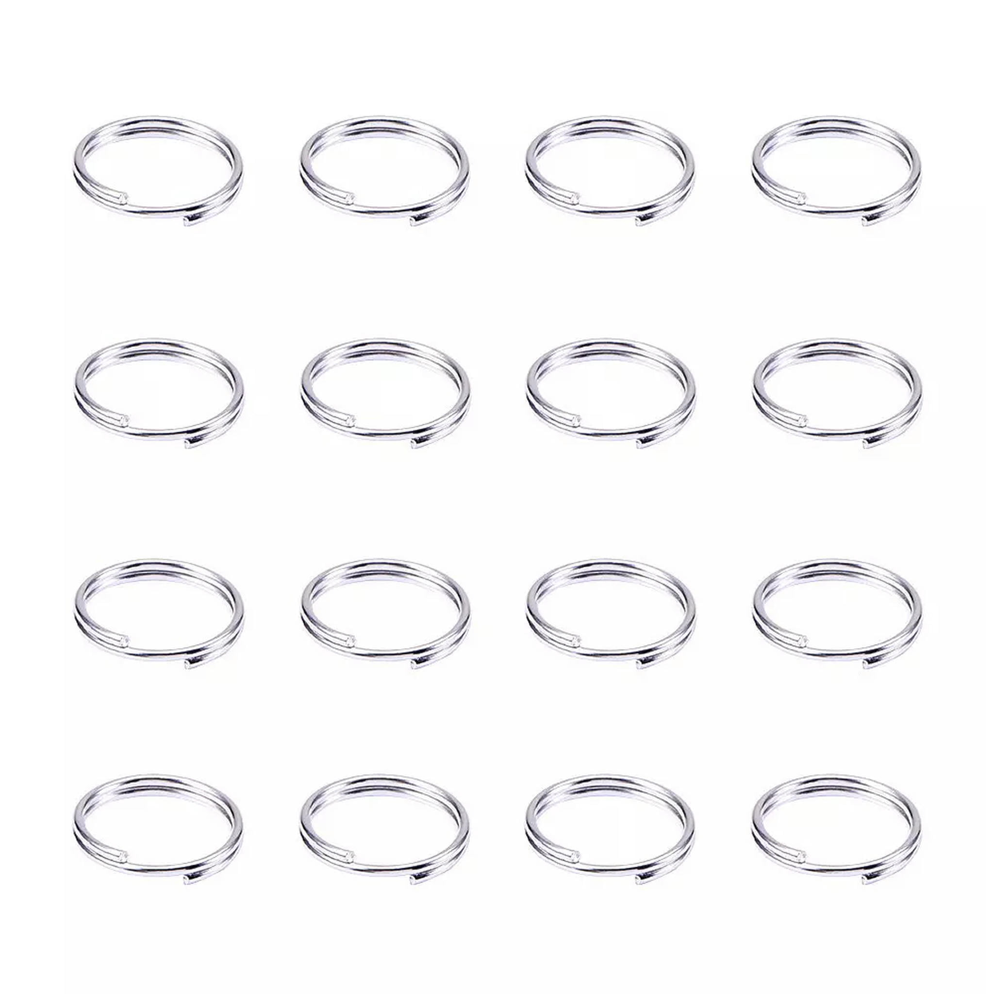 U8MO 200pcs Double Loops Iron Split Rings For DIY Craft Jewelry Making ...
