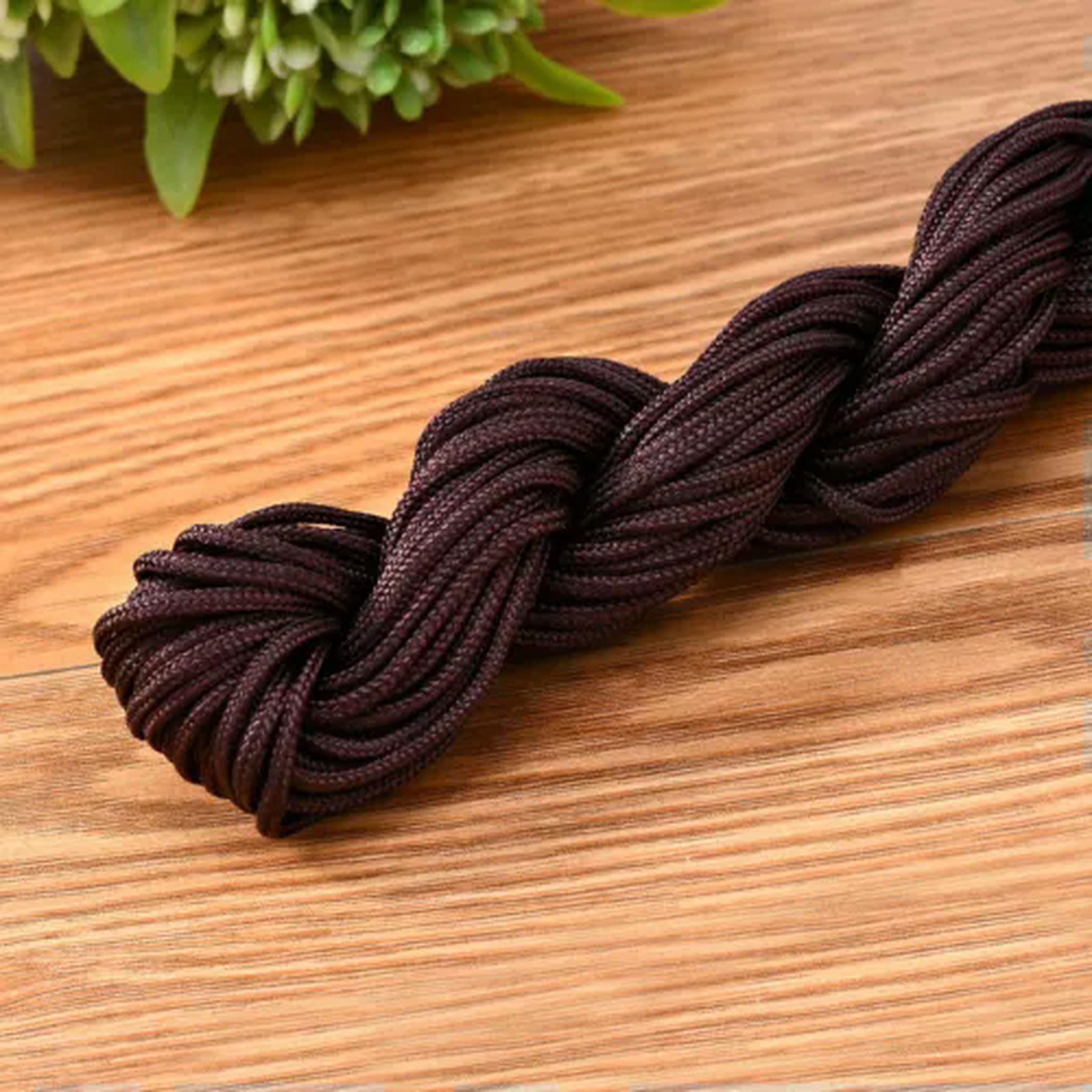 U8MO 25M Chinese knot Thread Macrame Jewelry DIY Cord Rattail Thread ...