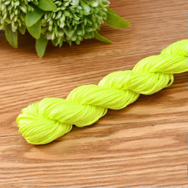 U8MO 25M Chinese knot Thread Macrame Jewelry DIY Cord Rattail Thread ...