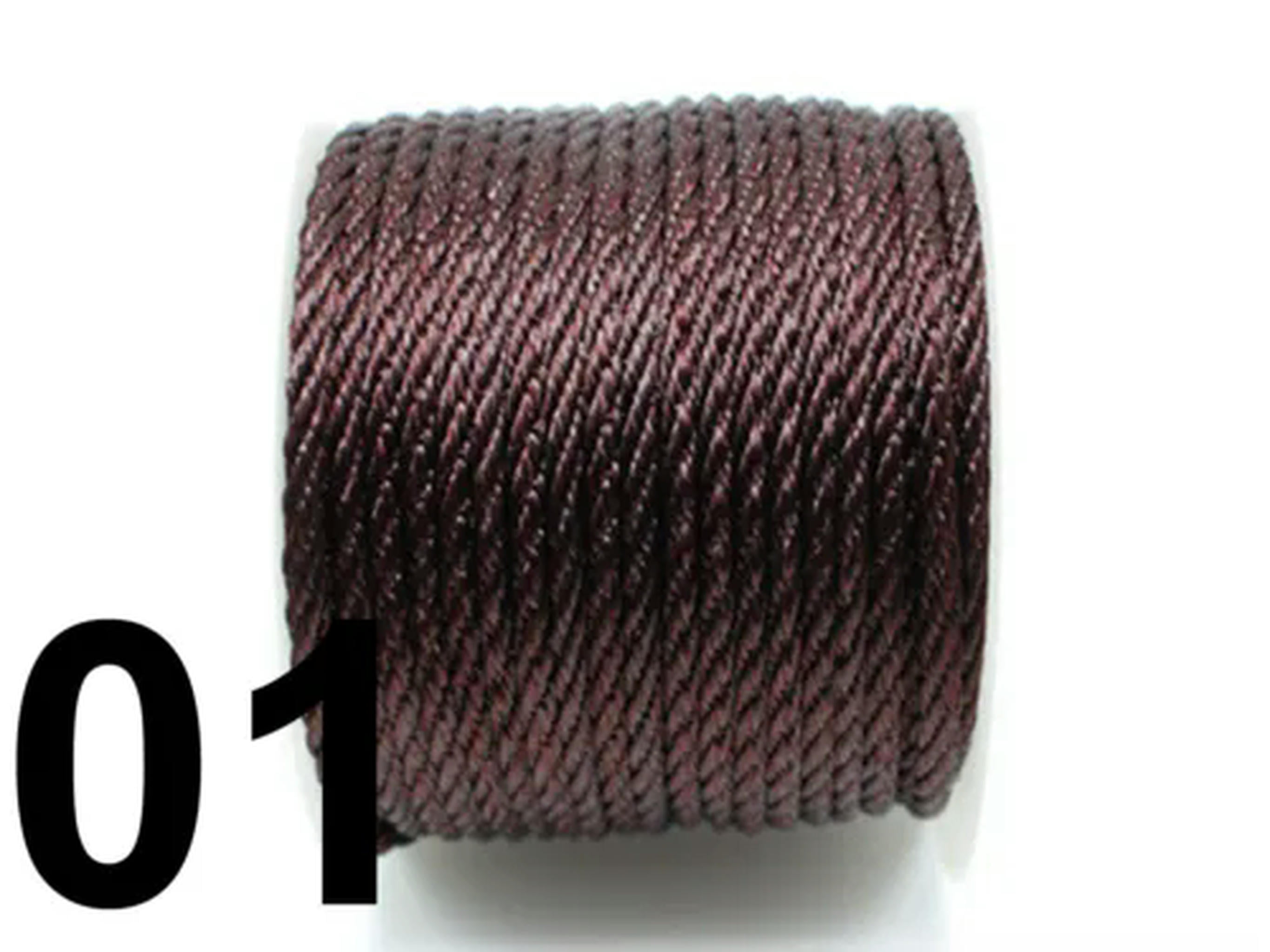 U8MO 25Meter Nylon String Chinese Satin Silk Braided Cord 3mm Love ...