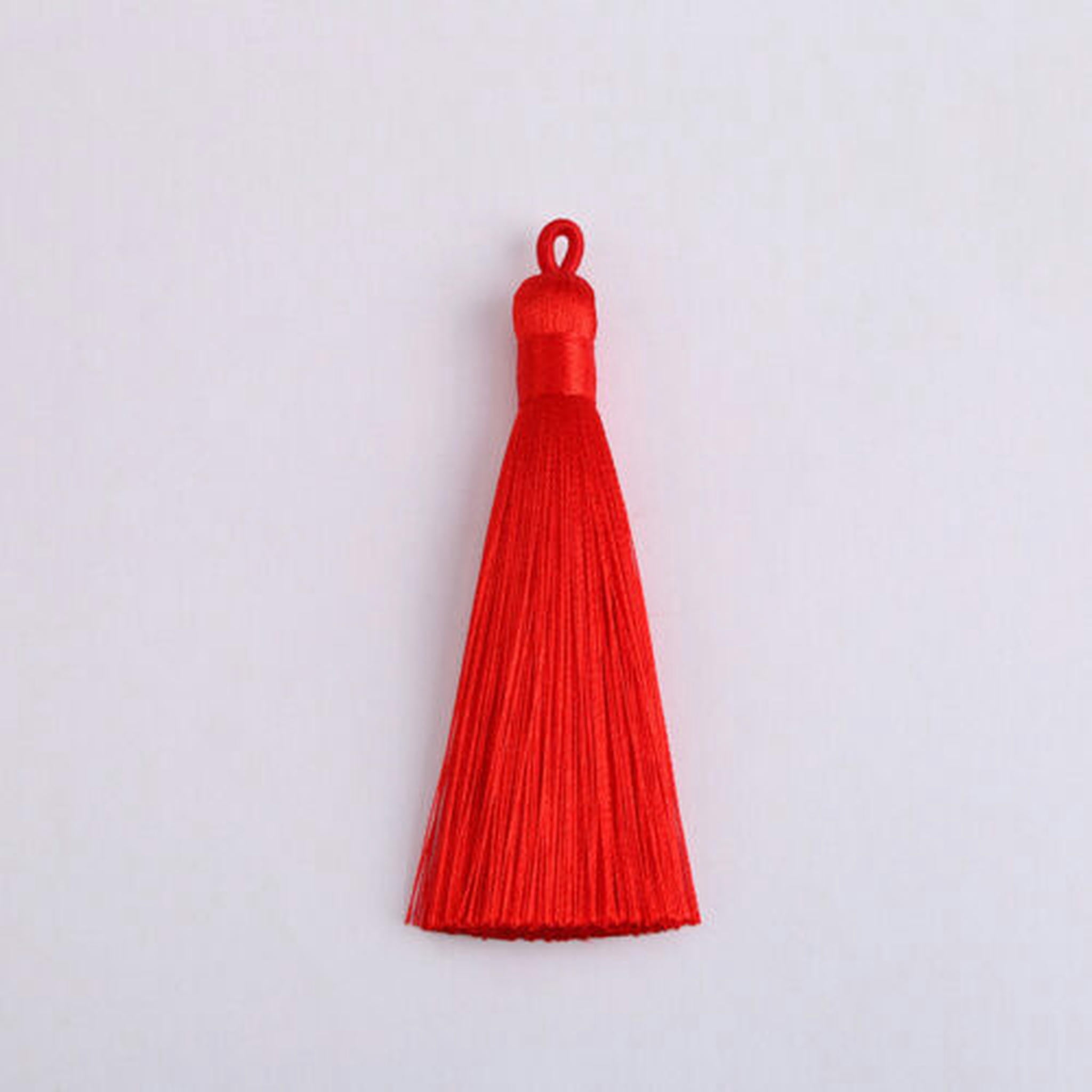 U8MO 2X Ice Silk Tassel Vertical Anti-wrinkle Bookmark Costume Jewelry ...