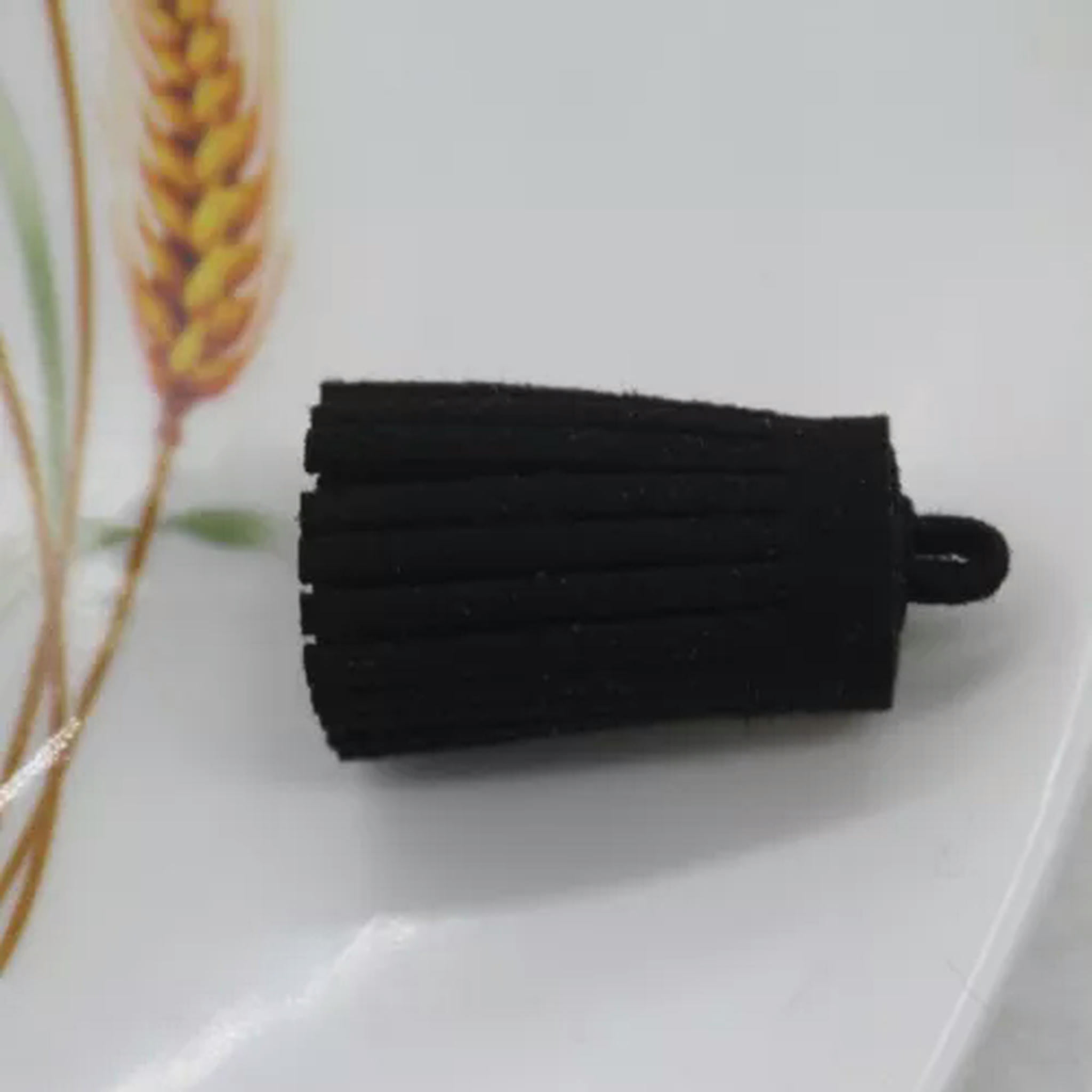 U8MO 2pcs 3cm Handwork Leather Tassel Trim Craft Jewelry Making DIY ...