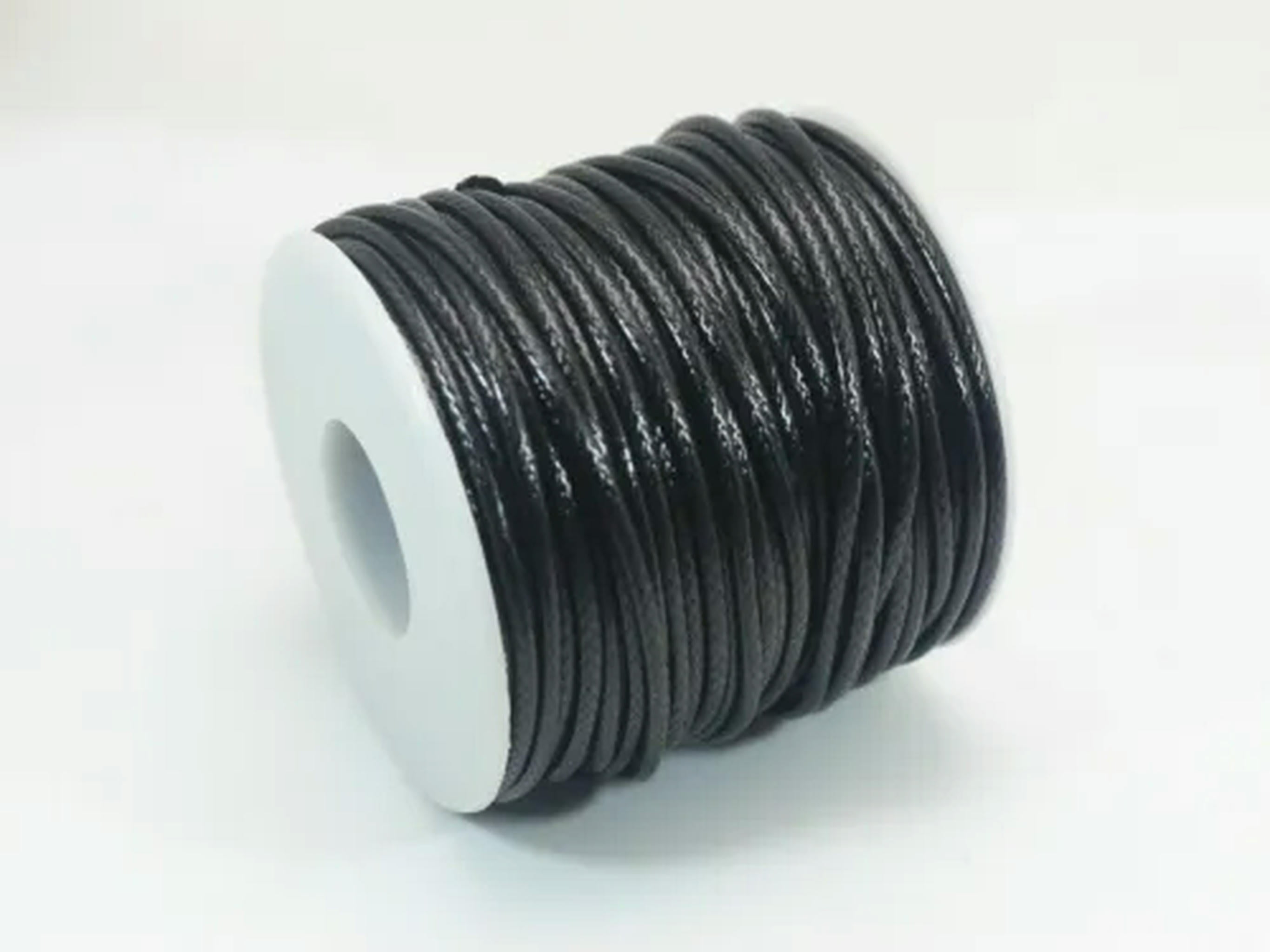 U8MO 30 Yards Spool Korean Waxed Cord String Thread Round 2mm for ...