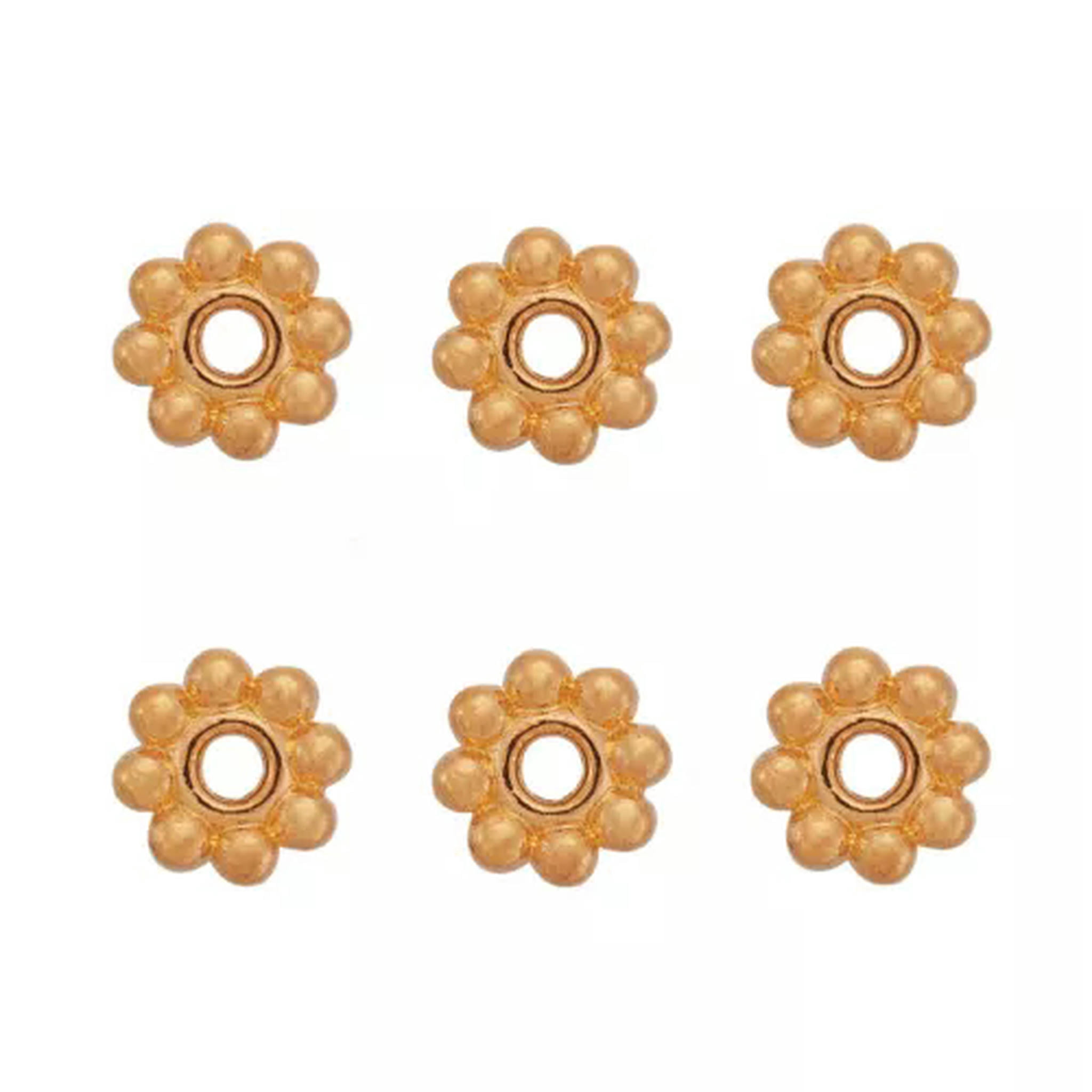 U8MO 300pcs Alloy Flower Metal Beads Tiny Daisy Loose Spacer Beading ...