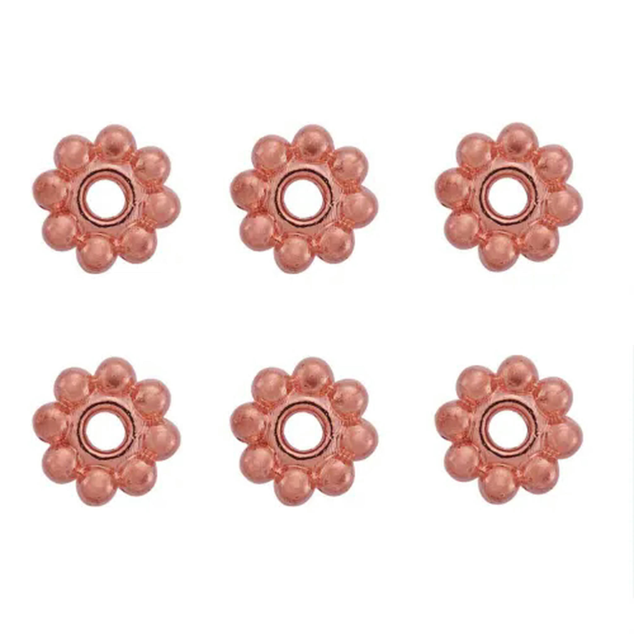 U8MO 300pcs Alloy Flower Metal Beads Tiny Daisy Loose Spacer Beading ...