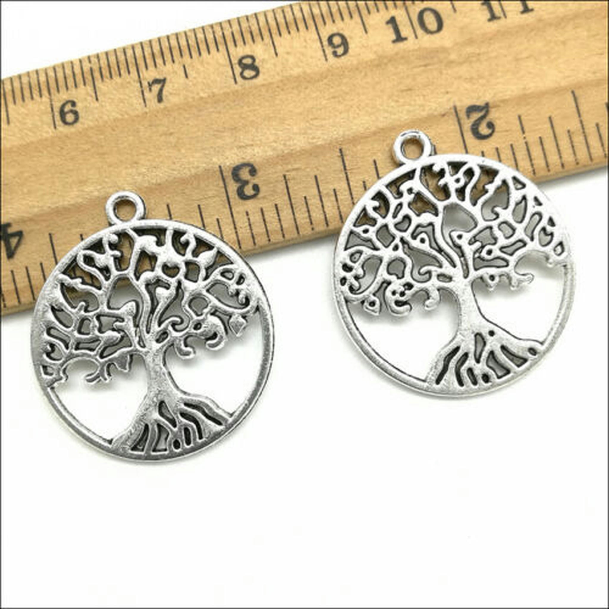 U8MO 4/20/40X Jewelry Making DIY lucky tree alloy charms pendants ...