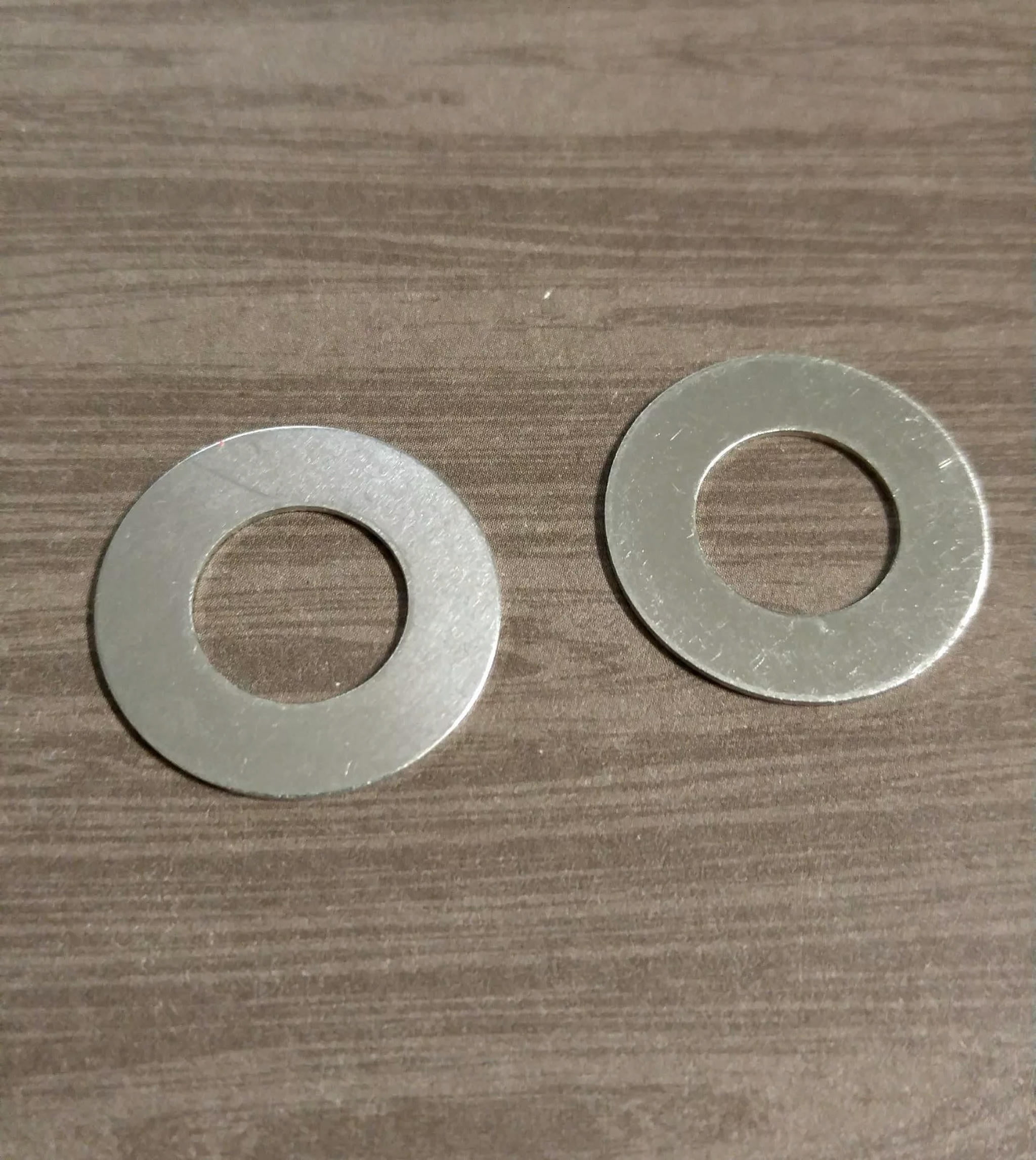 U8MO 4 Stamping Blanks Washer 1 Inch Metal Blanks Silver Aluminum Metal ...