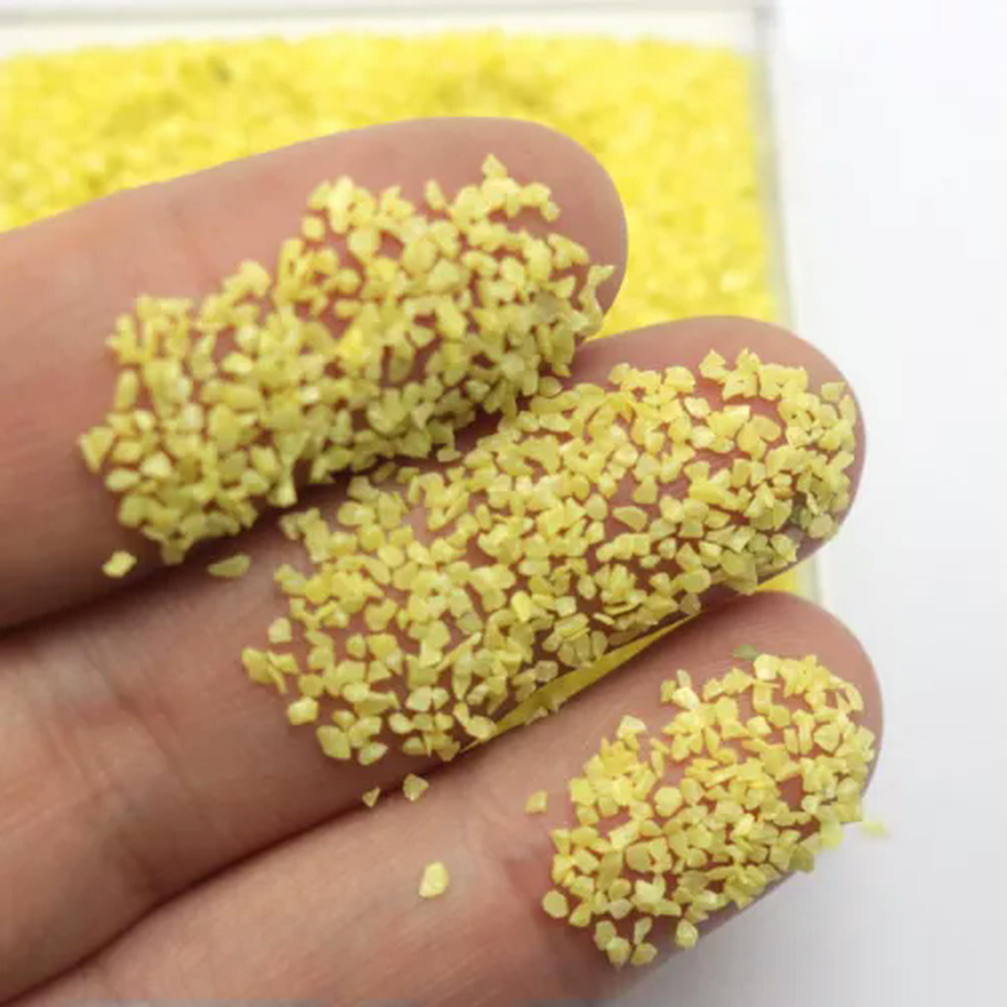 U8MO 45 Gram Crushed Irregular Glass Chips 1-2mm Craft for Nail Art ...