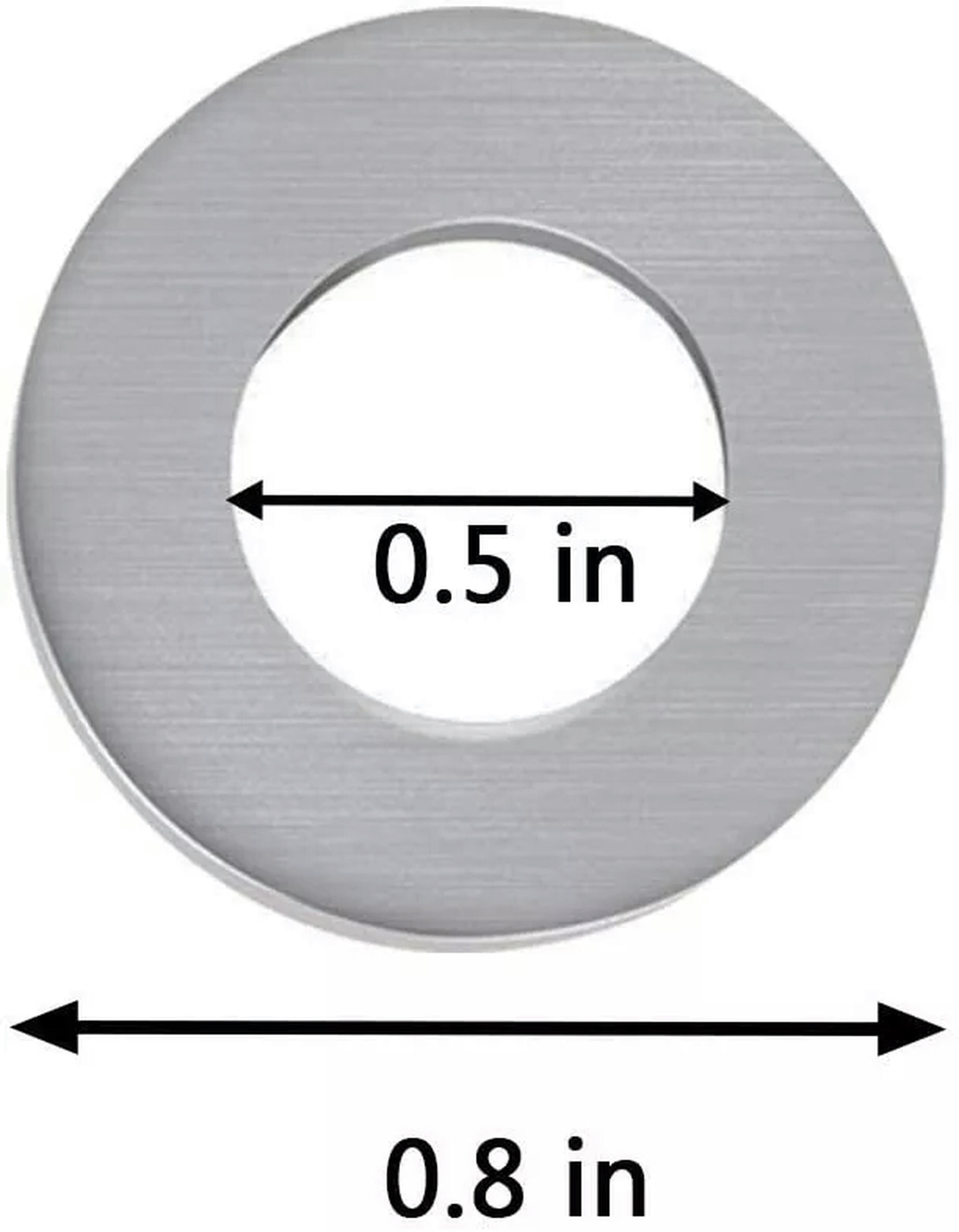 U8MO 5 Stamping Blanks Washer 20mm Metal Blanks Silver Stainless Steel ...
