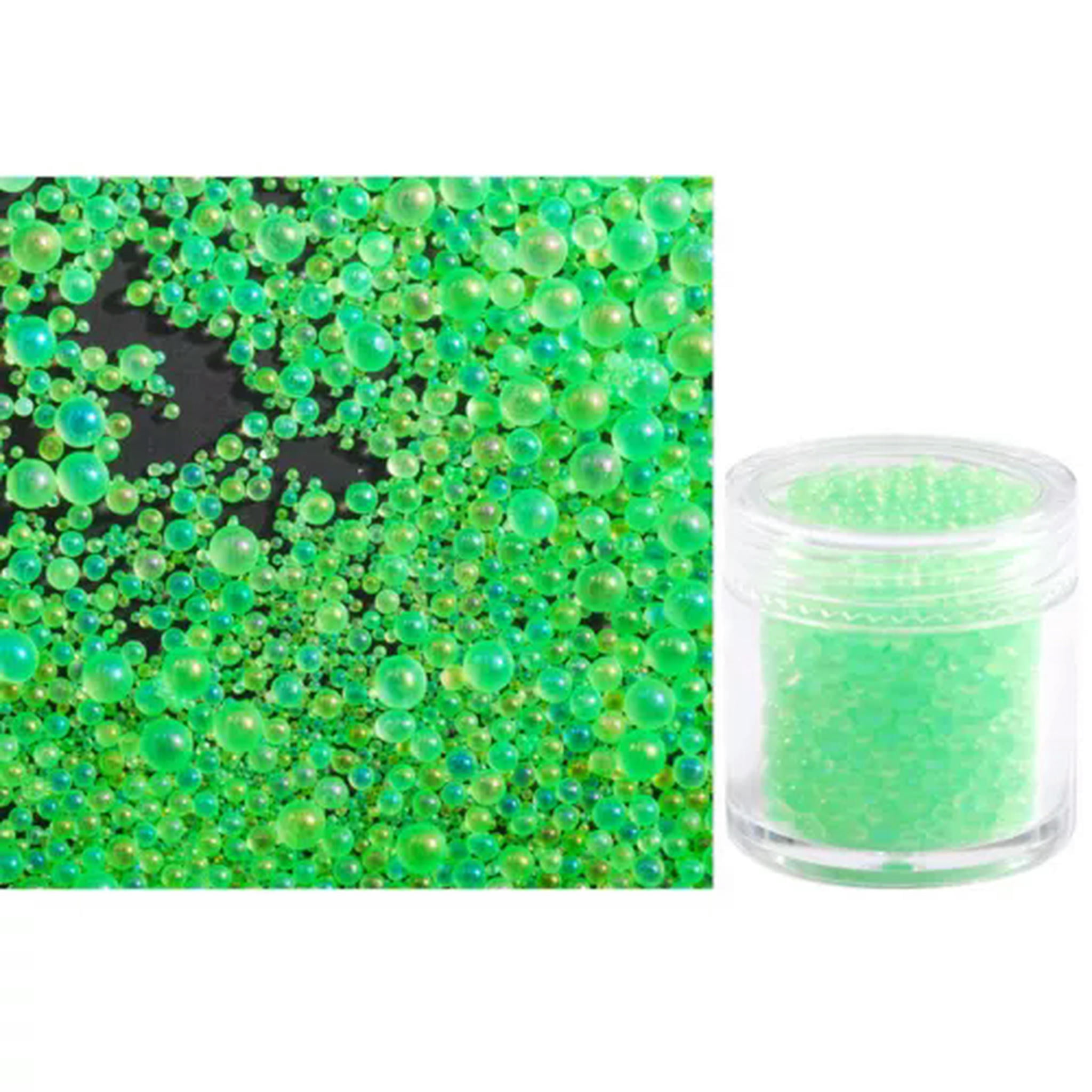 U8MO 50 Gram Glass Caviar MicroBeads Bubbles Balls Beads Fillers Mixed ...