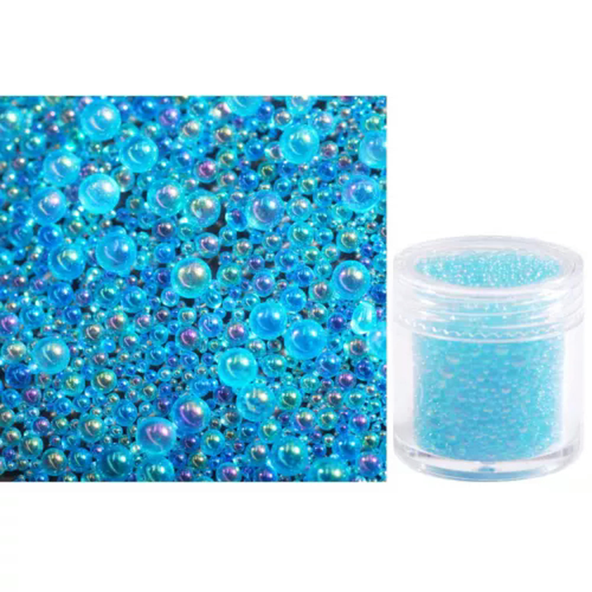 U8MO 50 Gram Glass Caviar MicroBeads Bubbles Balls Beads Fillers Mixed ...